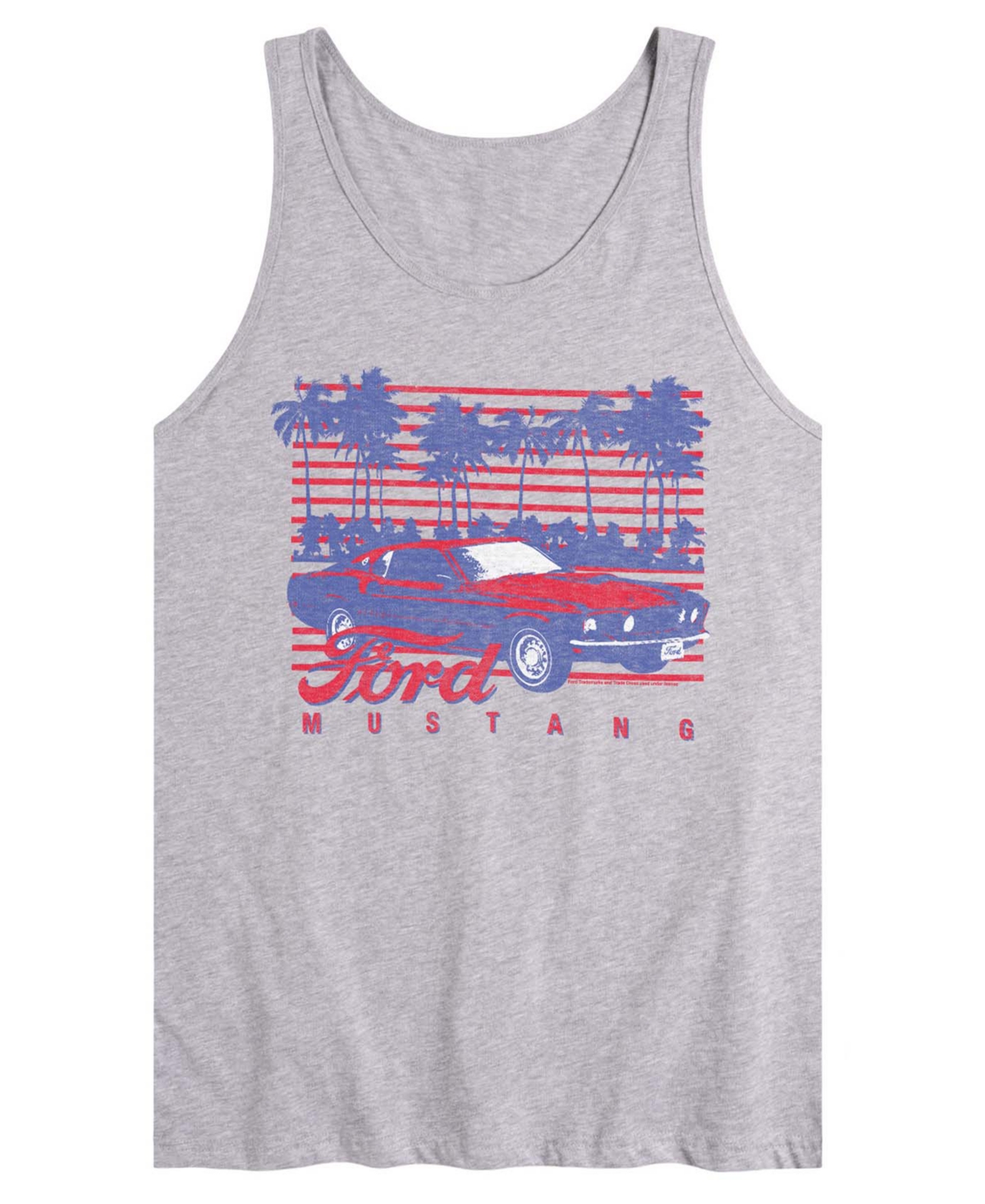 Click here for Airwaves Mens Ford Mustang Palm Trees Sleeveless G... prices