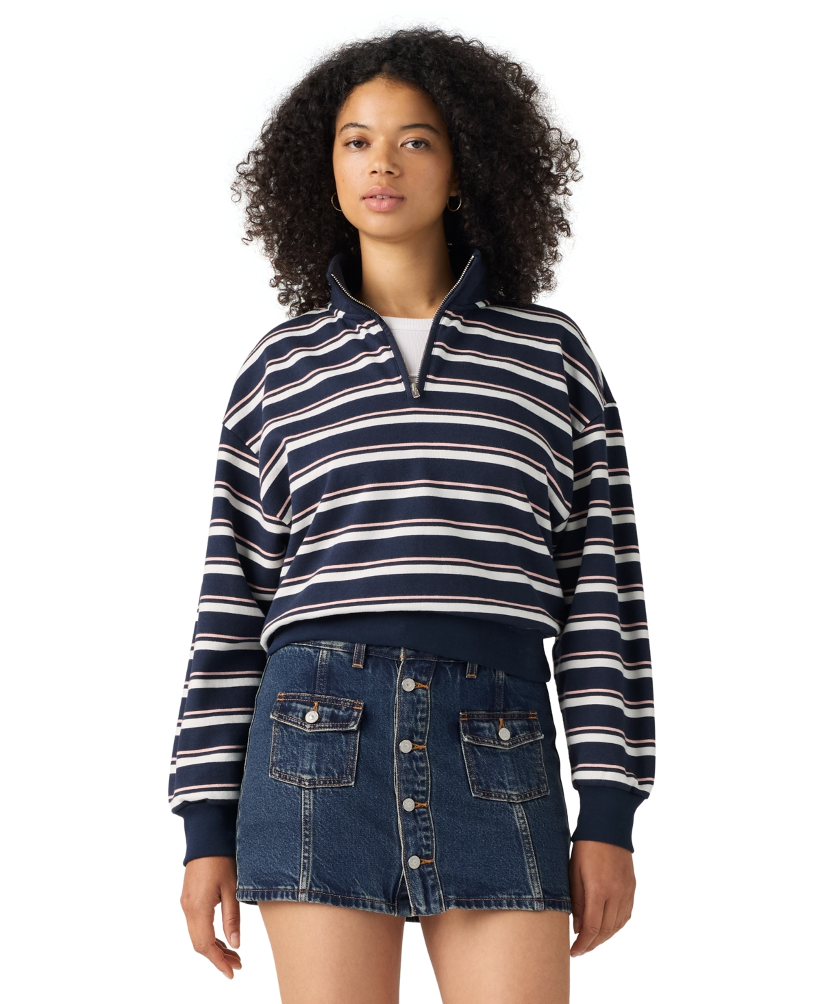 Click here for Levis Womens Cotton-Blend Everyday Sweatshirt - Ru... prices