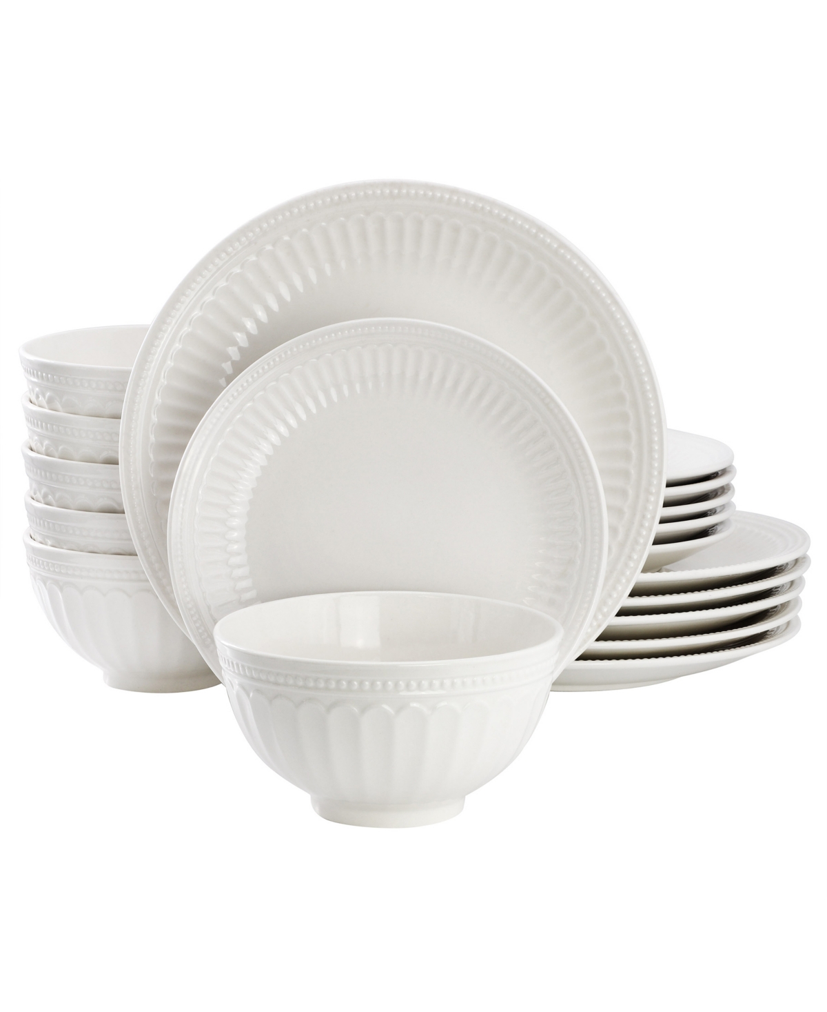 Click here for Elama Finley 18-Piece Dinnerware Set  Service For... prices