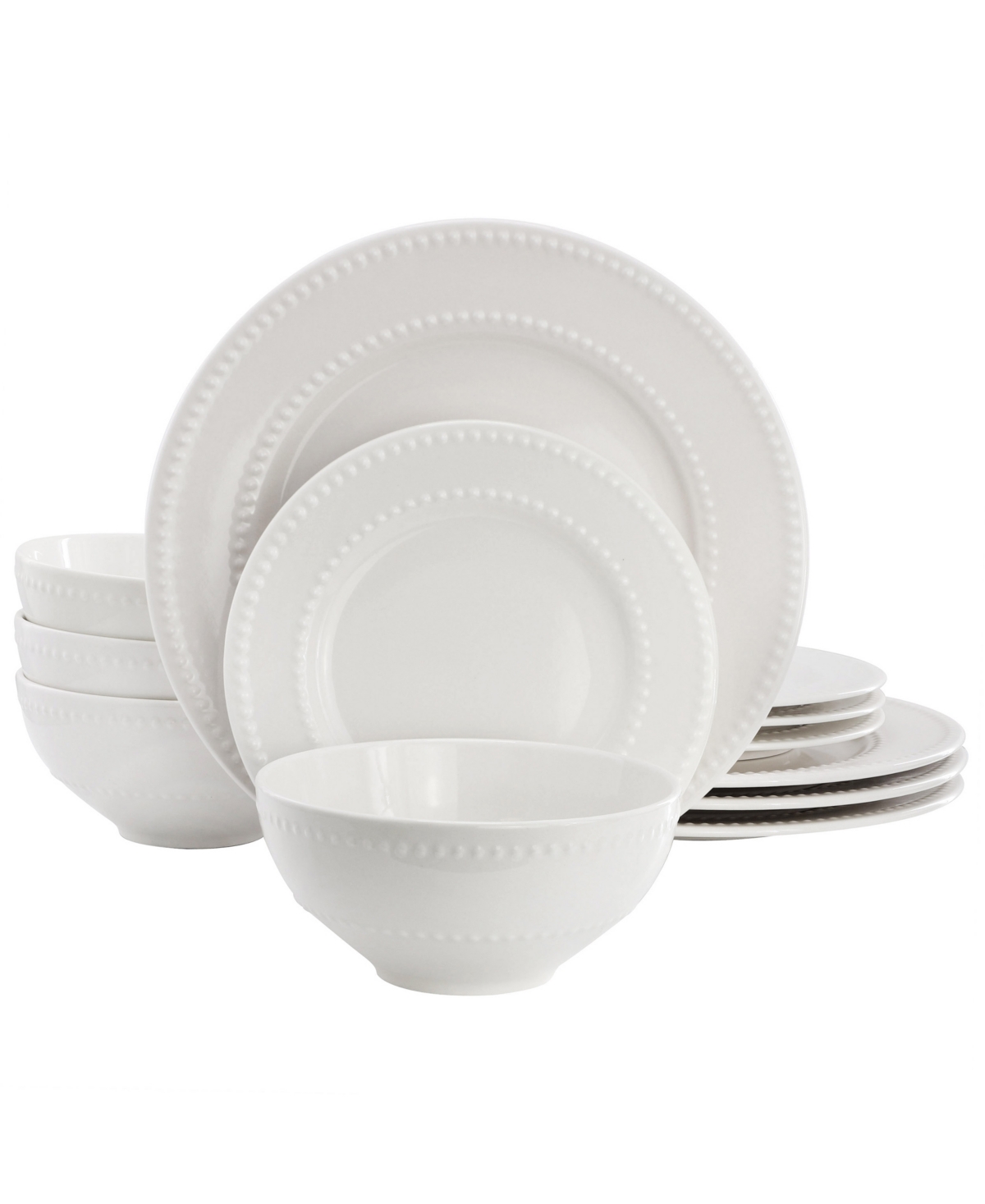 Click here for Elama Genevieve 12-Piece Dinnerware Set  Service F... prices