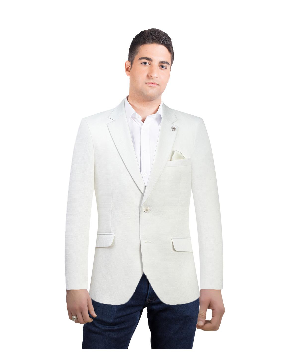 Click here for Elie Balleh Mens Slim Fit Solid Blazer Sports Coat... prices