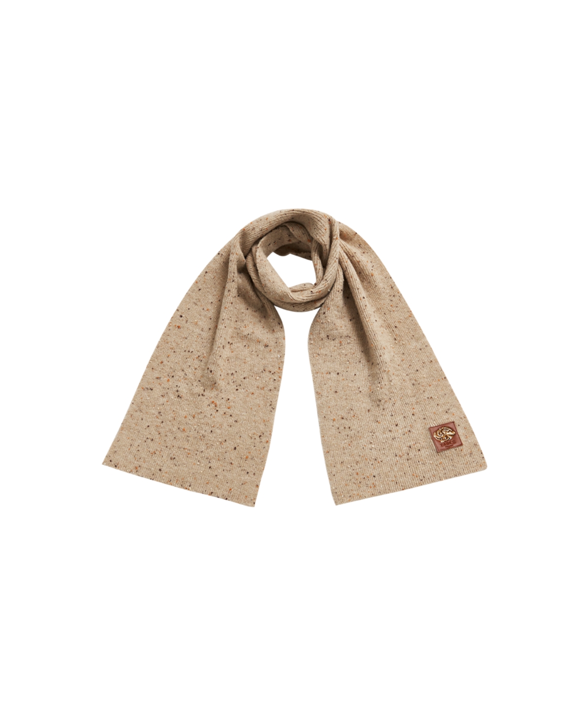 Click here for Fable England Womens Taupe Knitted Scarf - Beige prices