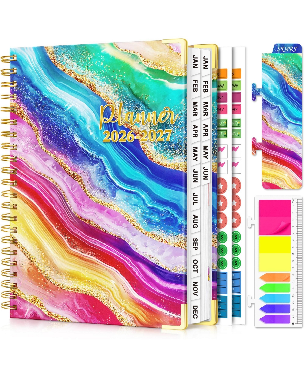 Click here for Gnuadz Planner18 Month Weekly Monthly Hardcover Ca... prices