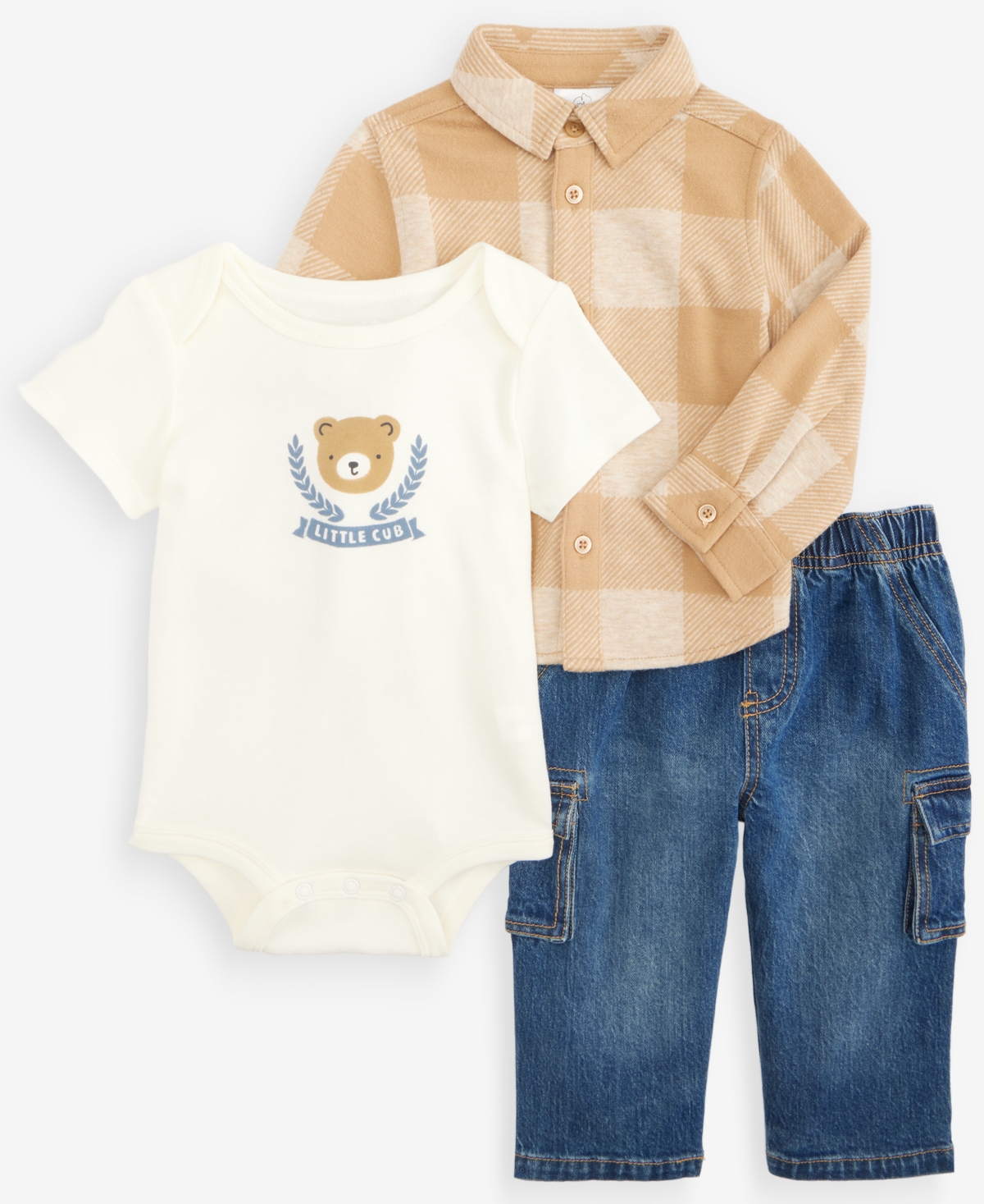 Click here for First Impressions Baby Boys 3M-24M Flannel Shirt... prices