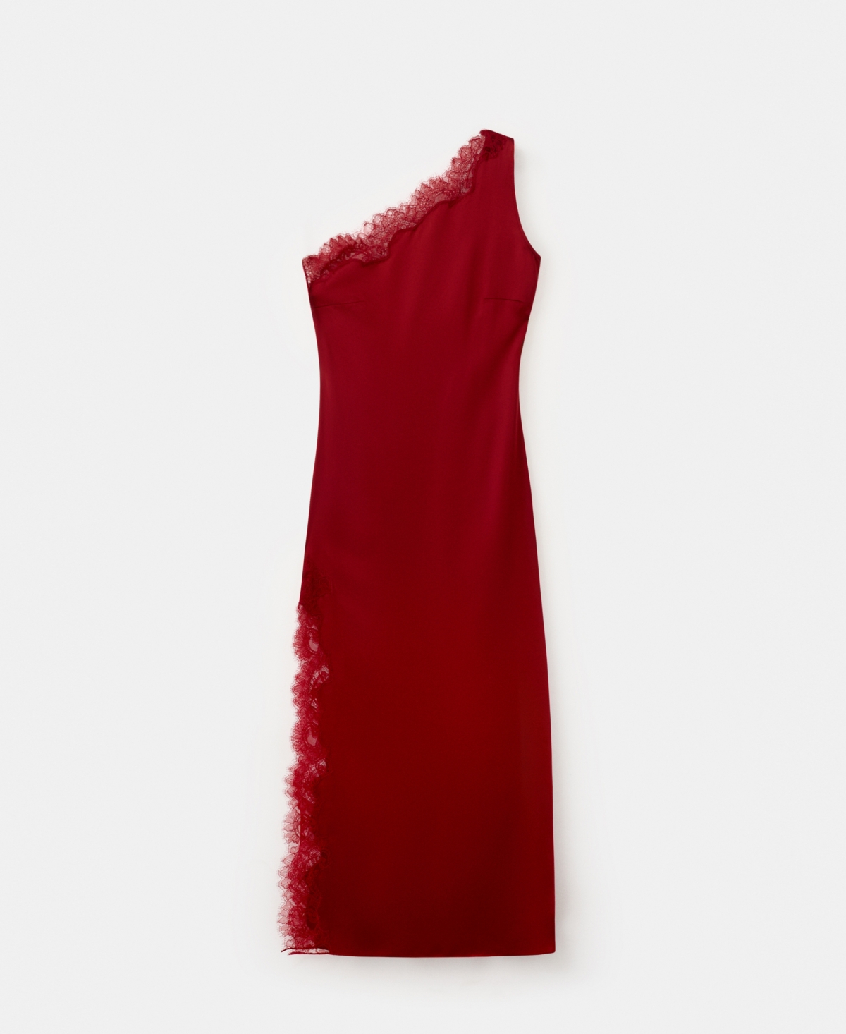 Click here for Mango Womens Scarf Asymmetrical Dress - Red prices
