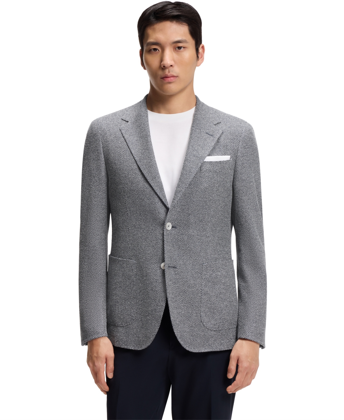 Click here for Boss by Hugo Boss Mens Patterned Linen Blend Regul... prices