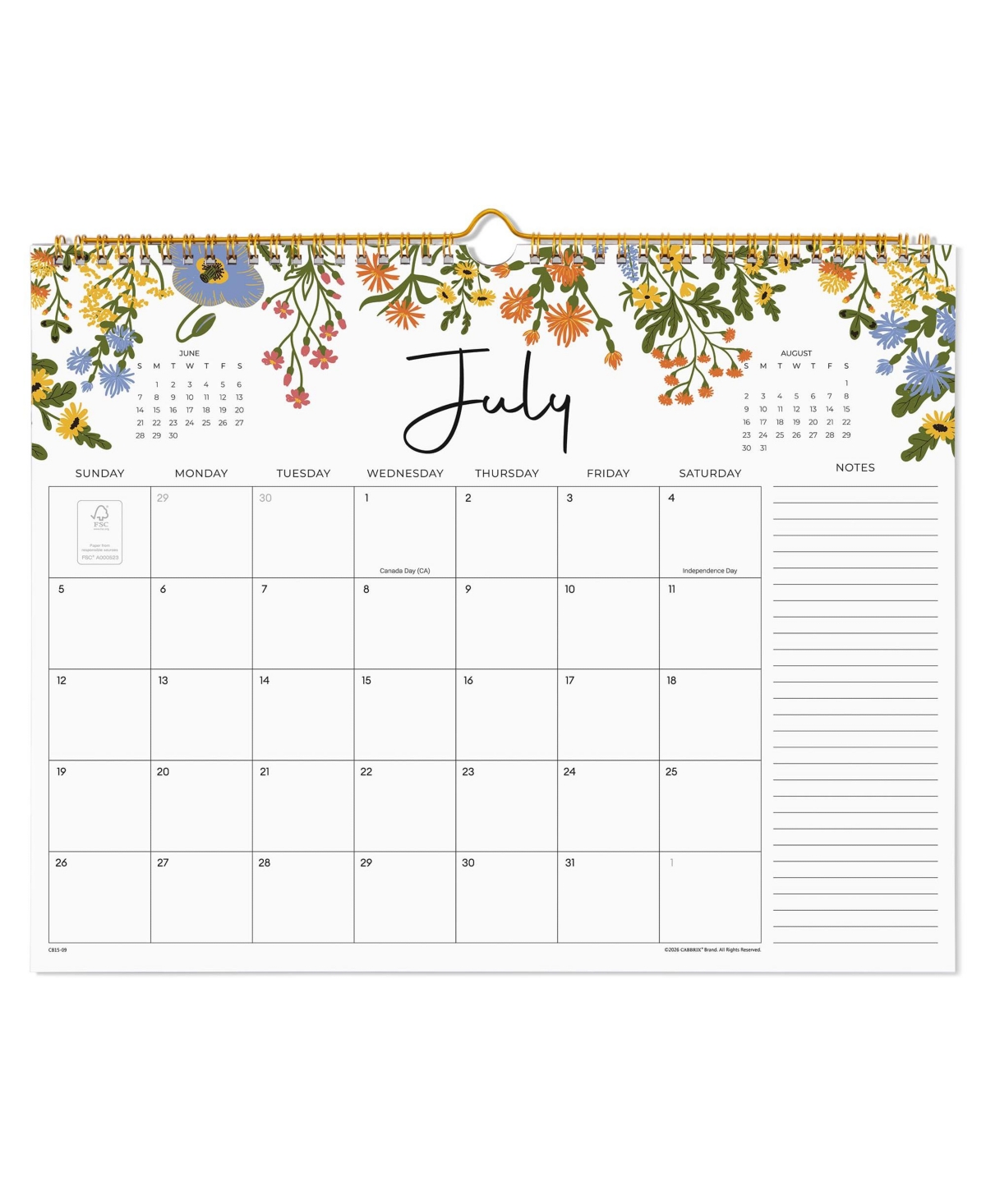 Click here for Gnuadz 2026 Wall Calendar 18 Months Floral Twin-wi... prices