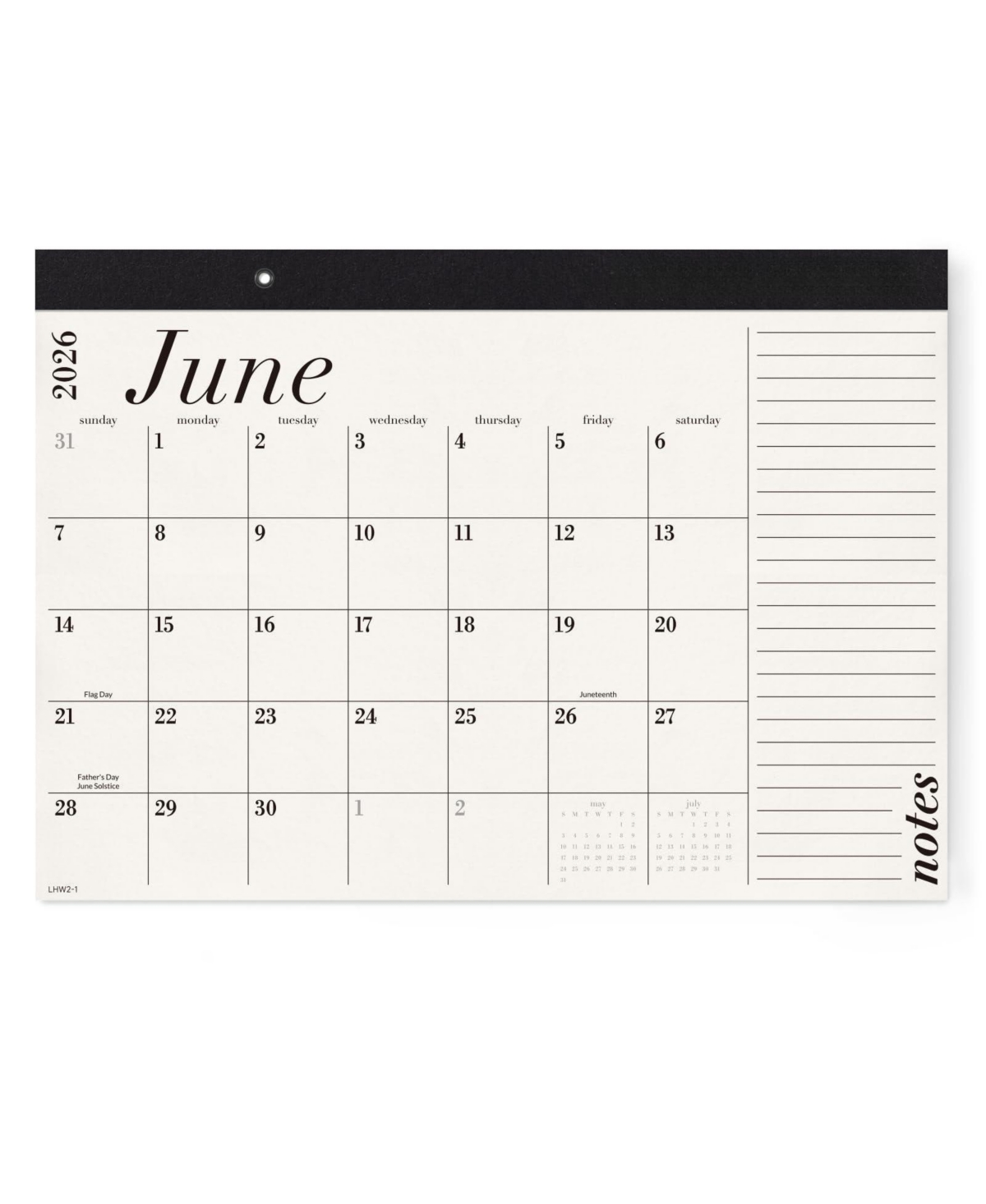 Click here for Gnuadz Desk Calendar 2026-2027 Blotter Large Day B... prices