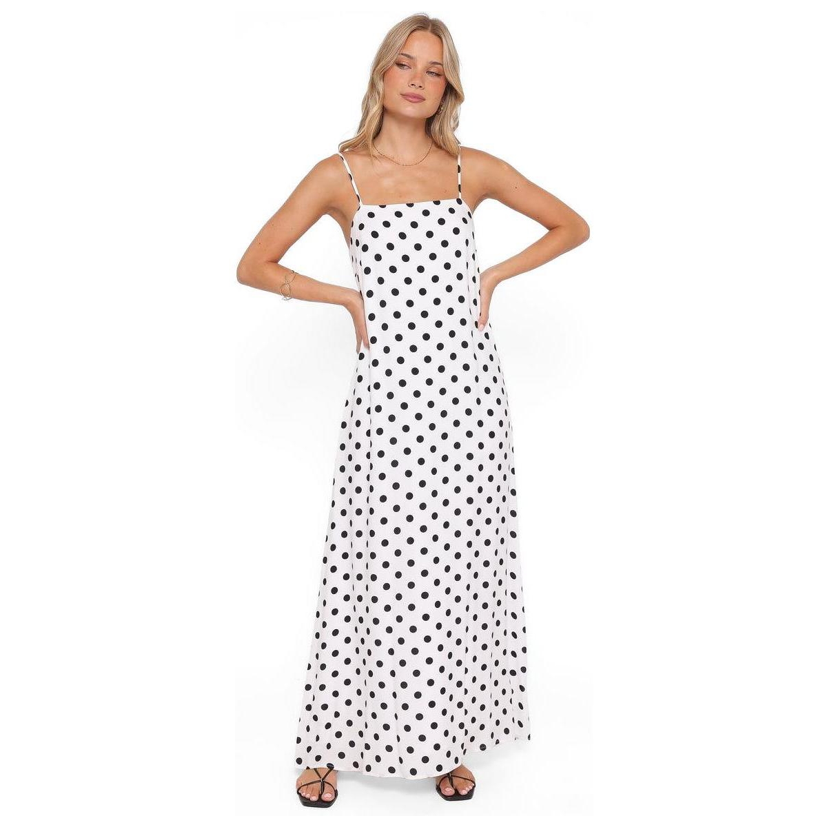 Click here for Petal and Pup Womens Virgo Maxi Dress - White polk... prices