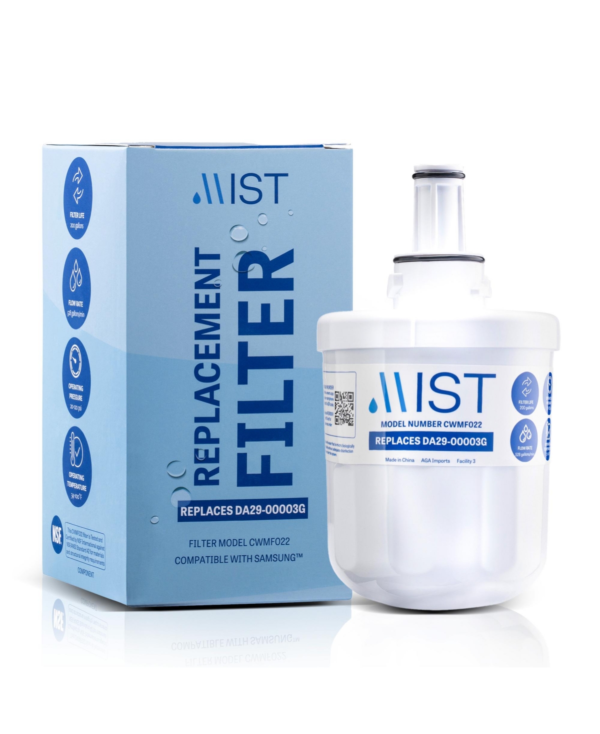 Click here for Mist Water Filter Replacement 1 Pack Mist - White prices
