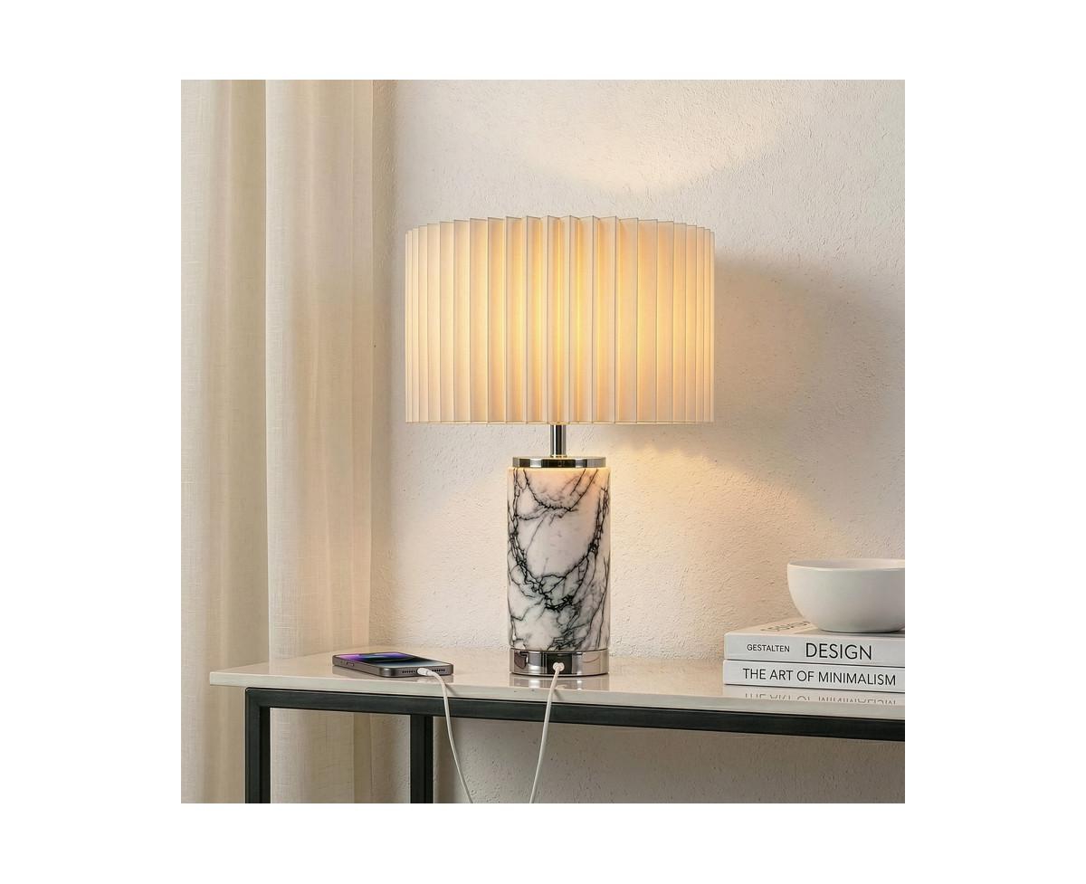 Click here for Brightech Arden 17 Modern Led Marble Table Lamp wi... prices