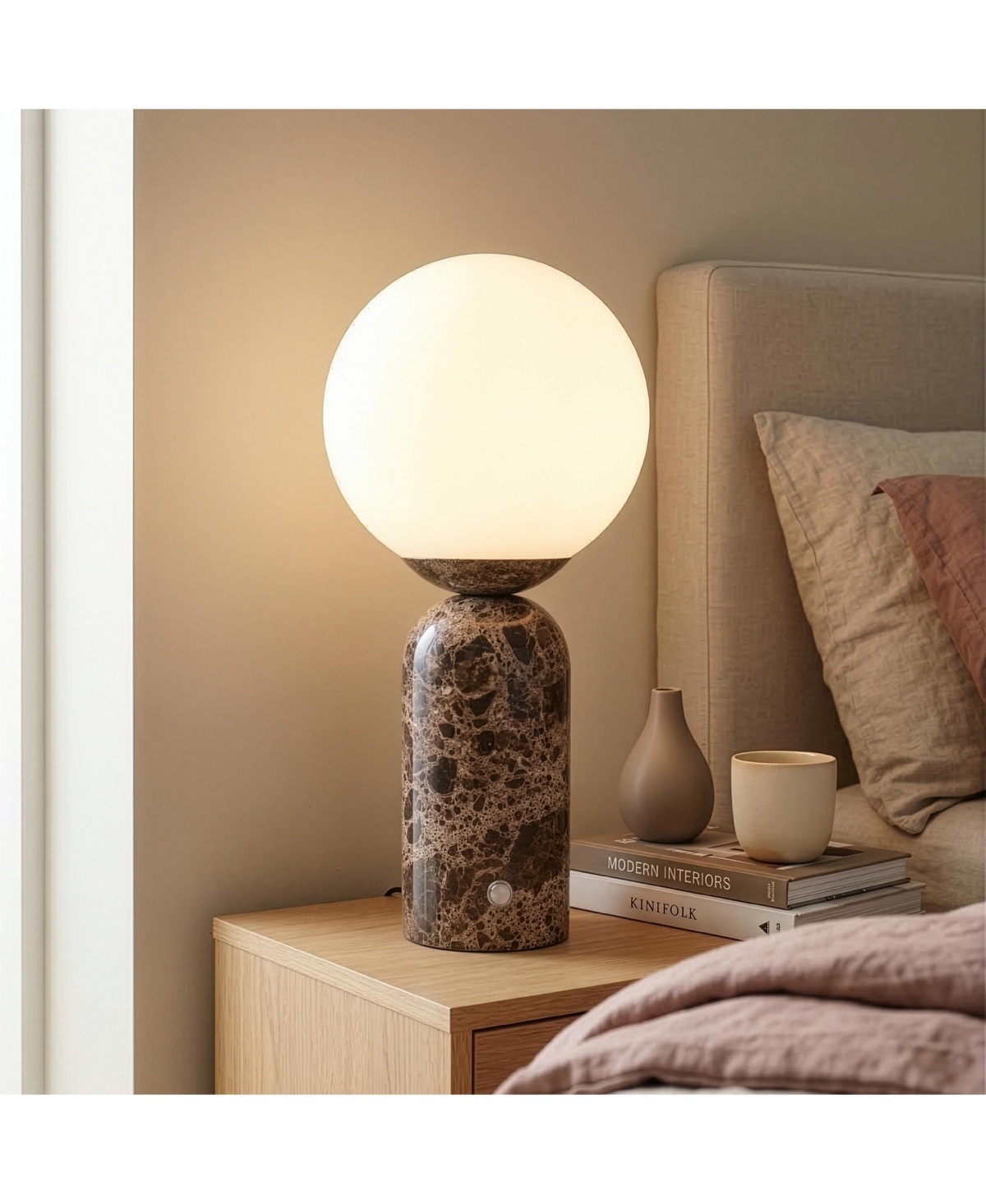 Click here for Brightech Arden 17 Modern Led Marble Table Lamp wi... prices
