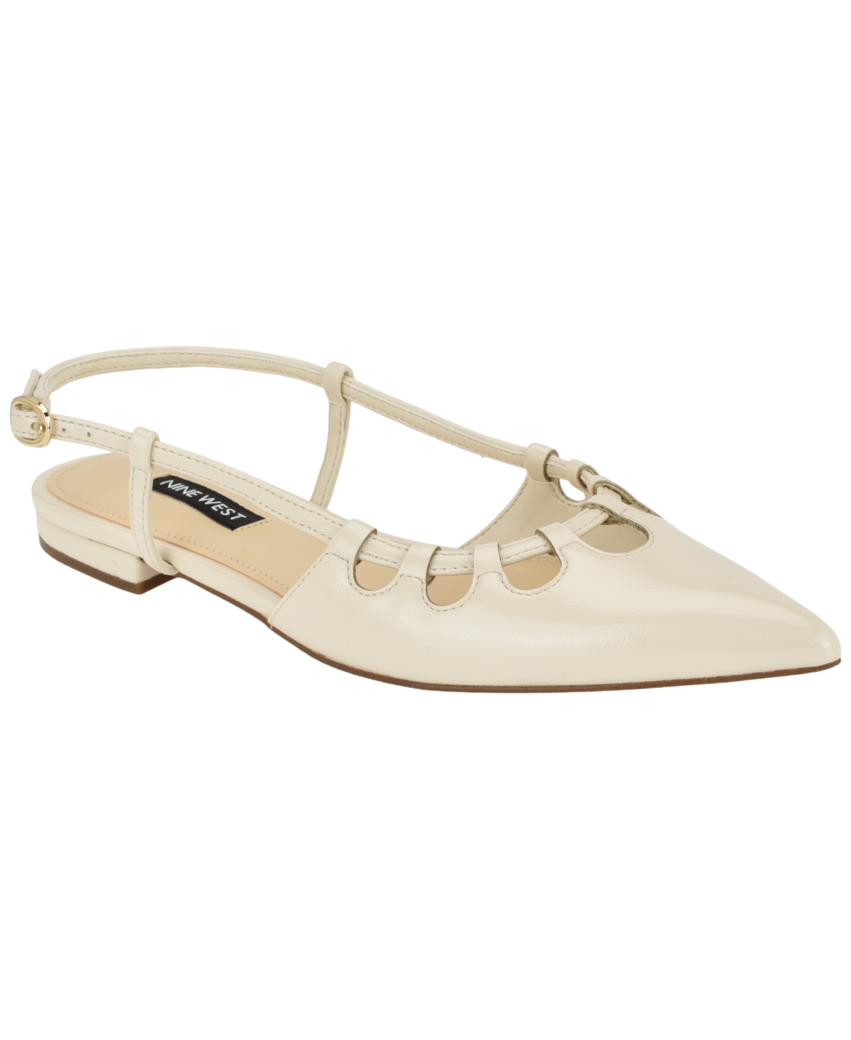 Click here for Nine West Womens Harra Cutout Slingback Dress Flat... prices