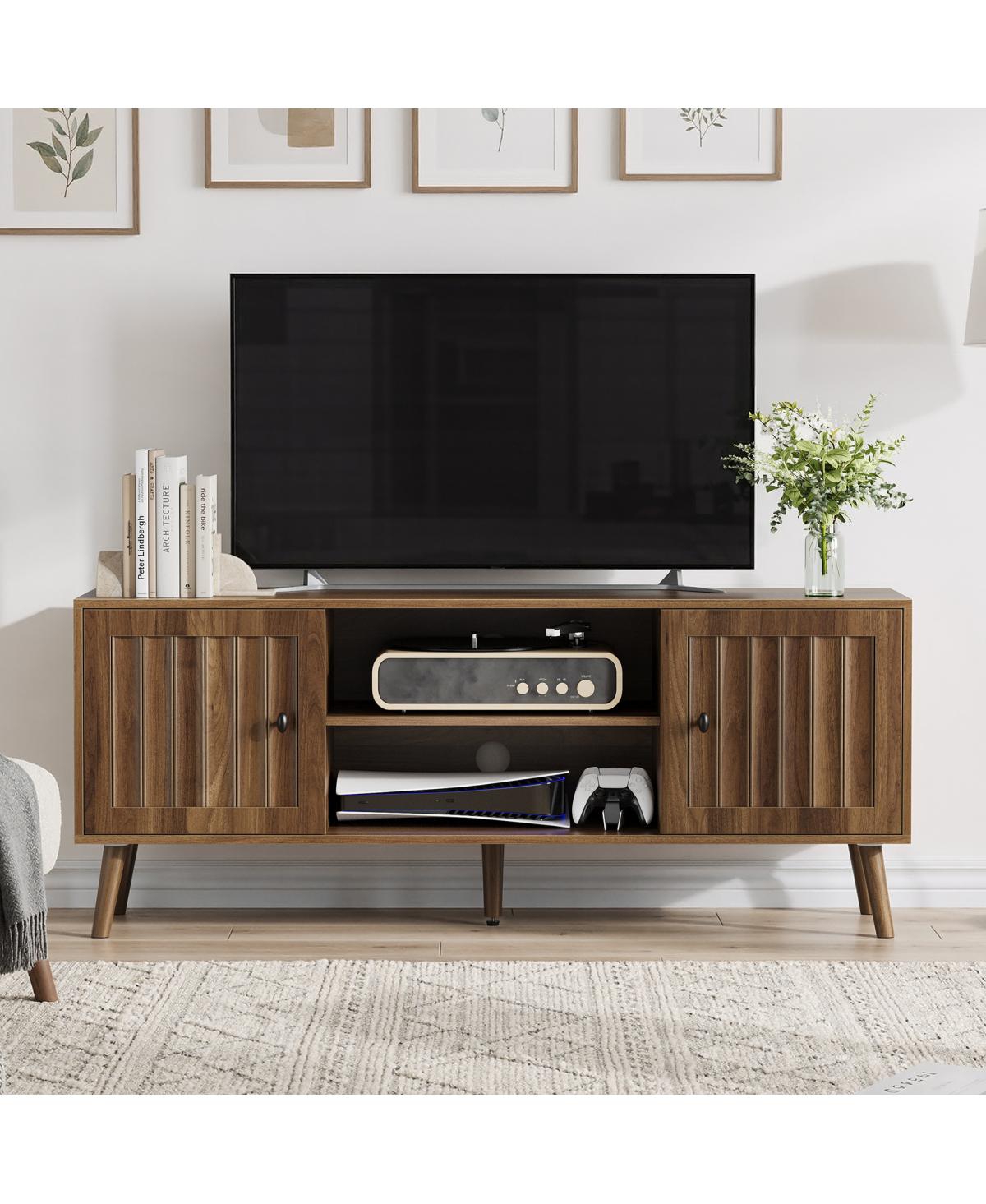 Click here for Streamdale Furniture 55-inch Wooden Tv Cabinet wit... prices