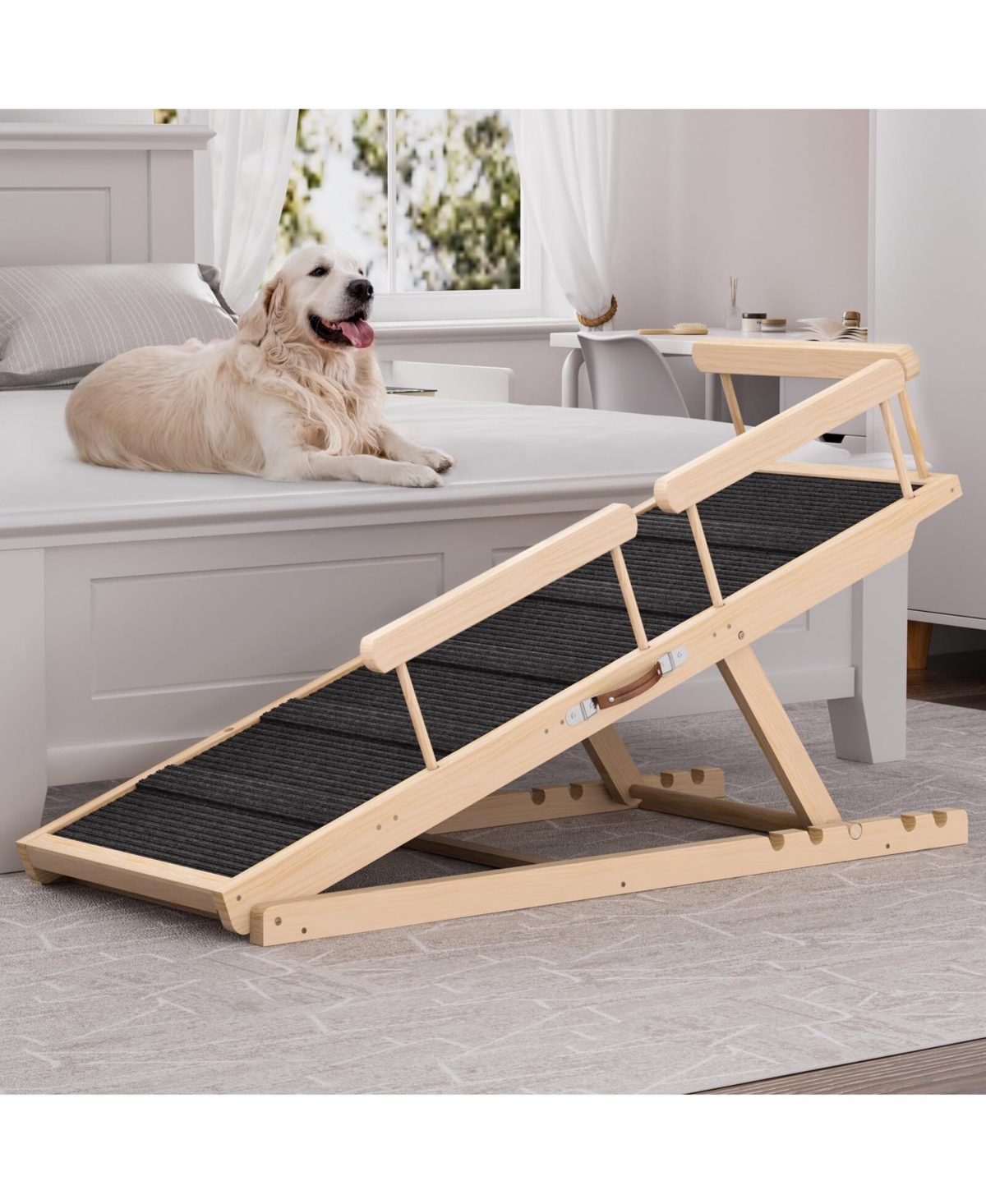 Click here for Lovmor Pet Ramps Wooden Dog Step with High Tractio... prices