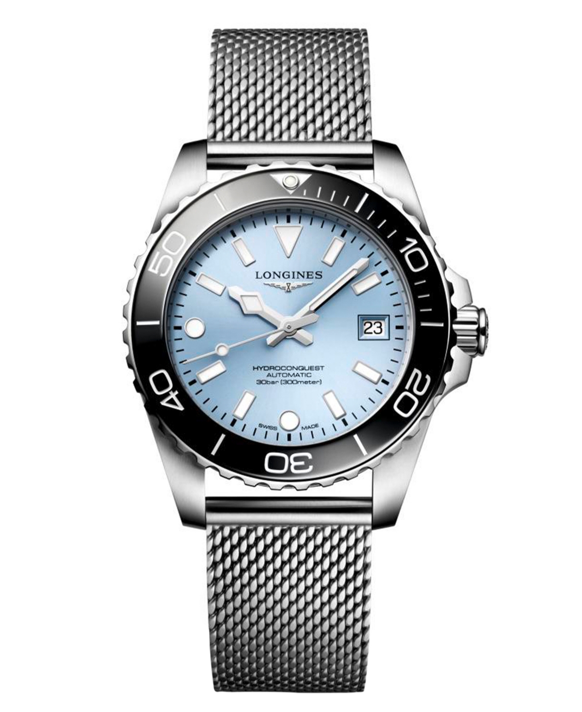 Click here for Longines Mens HydroConquest Silver Stainless Steel... prices