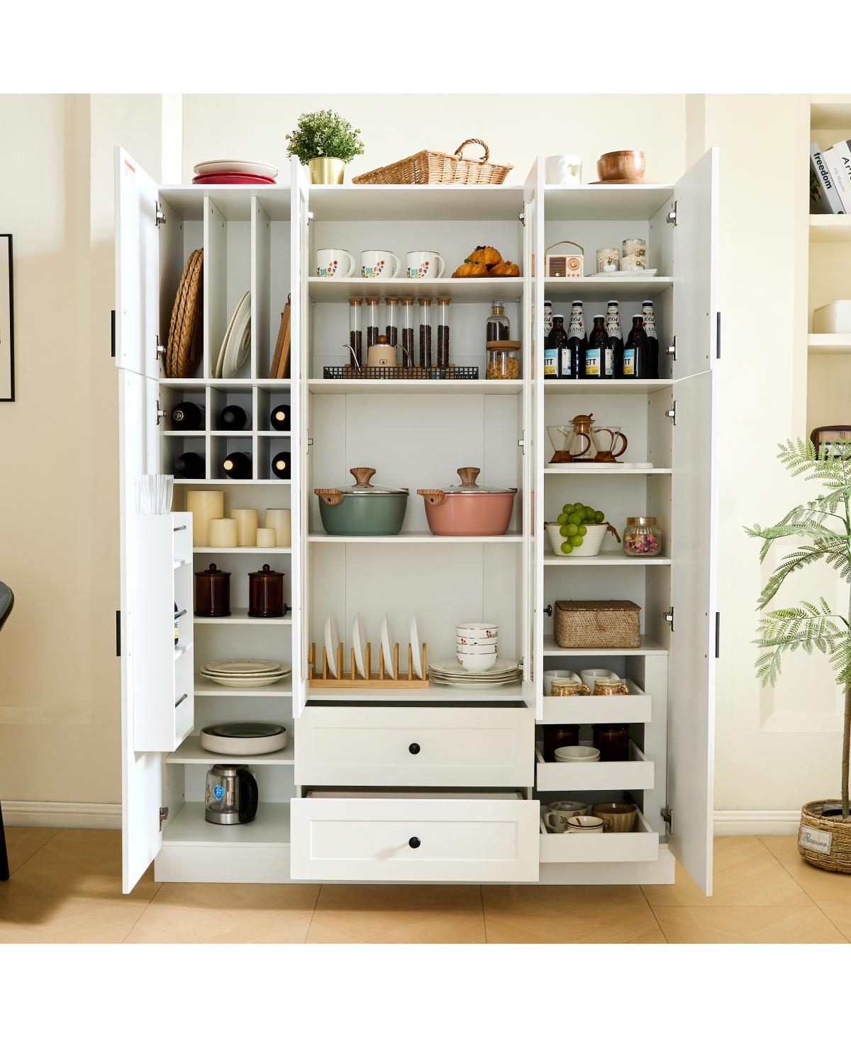Click here for Streamdale Furniture Modern 6-Door Kitchen Pantry... prices