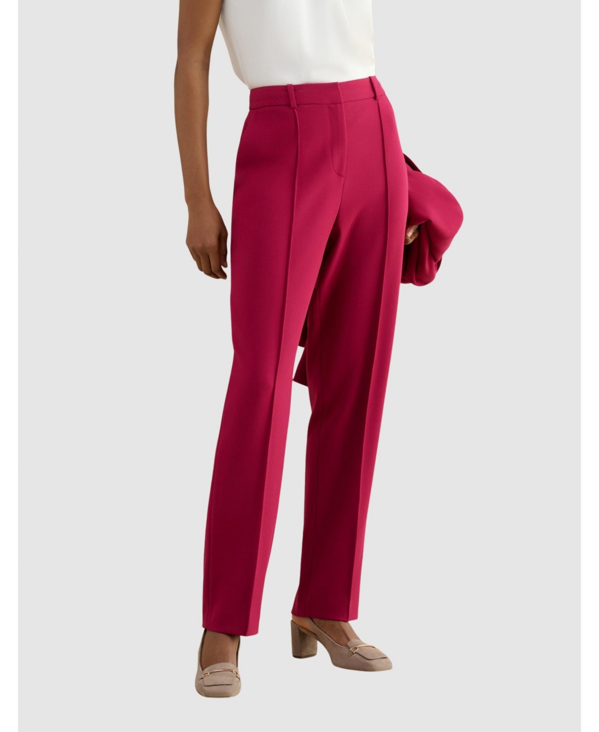 Click here for Hobbs London Womens Gemma Straight Leg Trousers -... prices