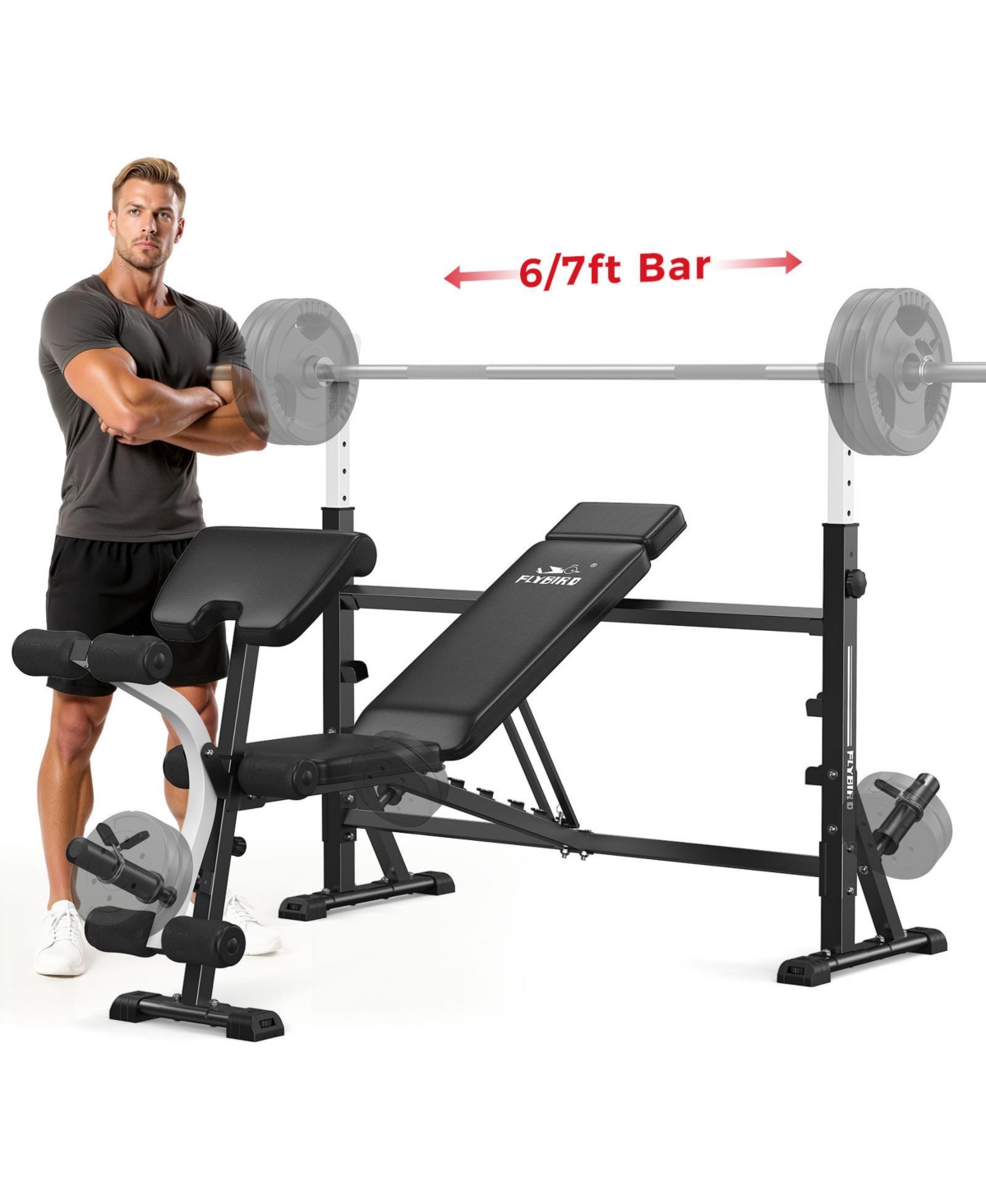 Click here for Fed Fitness Olympic Adjustable Weight Bench  47IN... prices