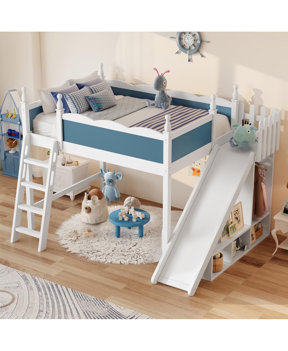 Click here for Streamdale Furniture Full Loft Bed with Storage  W... prices