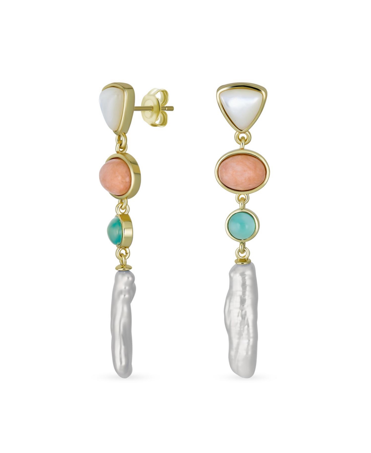 Click here for Bling Jewelry Multicolor Freshwater Cultured Baroq... prices