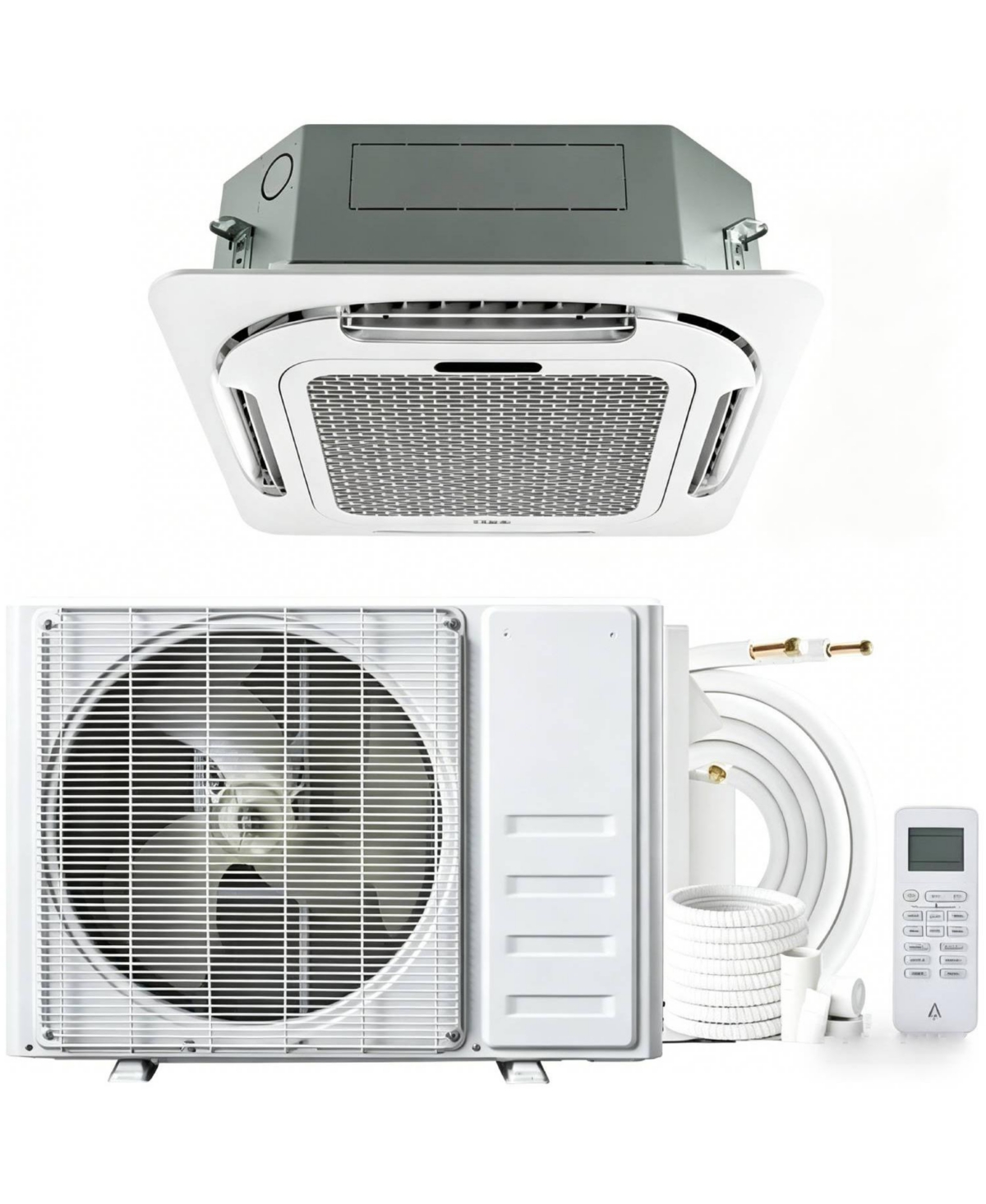 Click here for Xo 24000 Btu Ceiling Cassette Mini Split Ac and He... prices