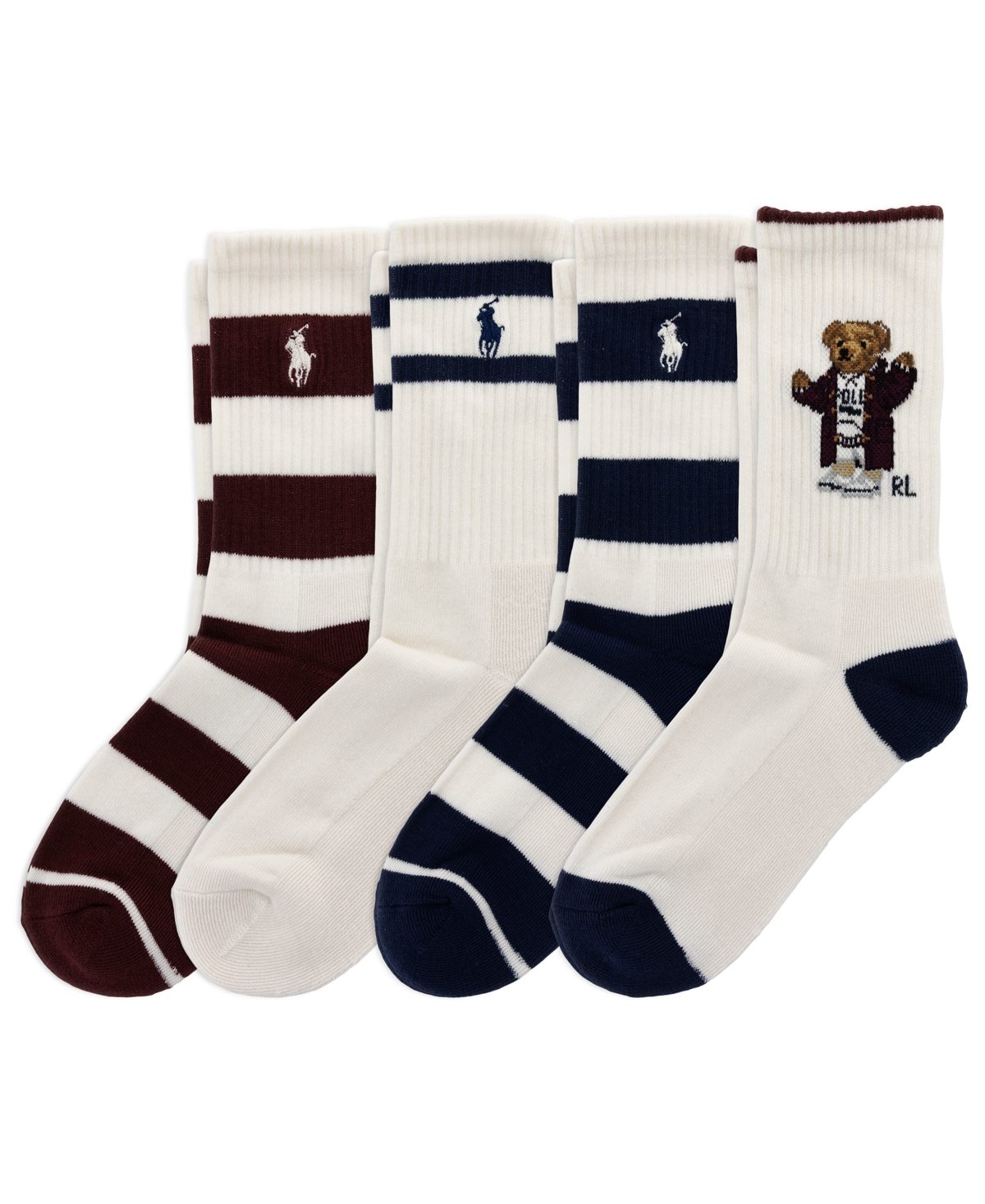 Click here for Polo Ralph Lauren Boys 4-11 Duffel Coat Bear Socks... prices