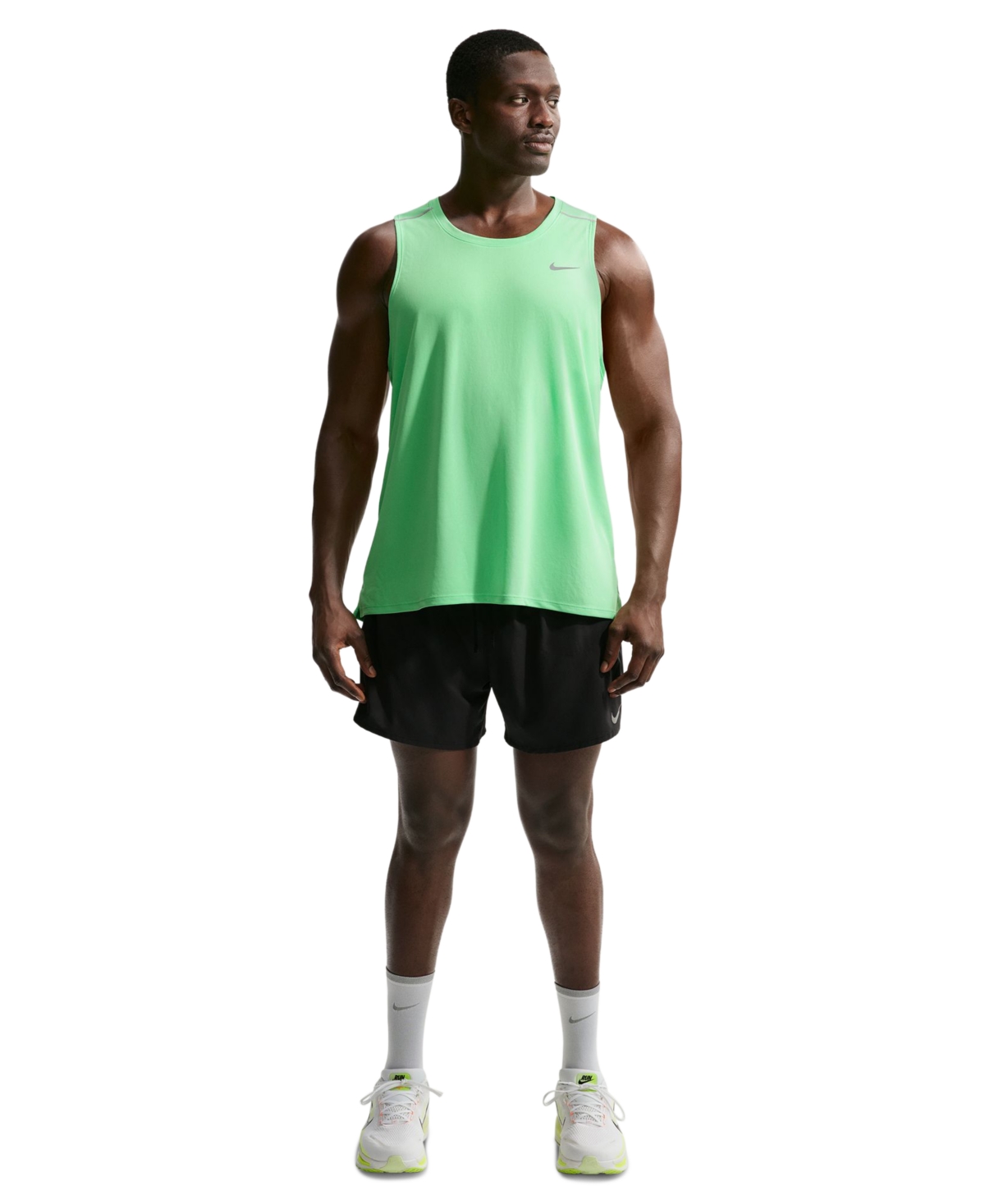 Click here for Nike Miler Mens Dri-fit Running Tank Top - Illusio... prices
