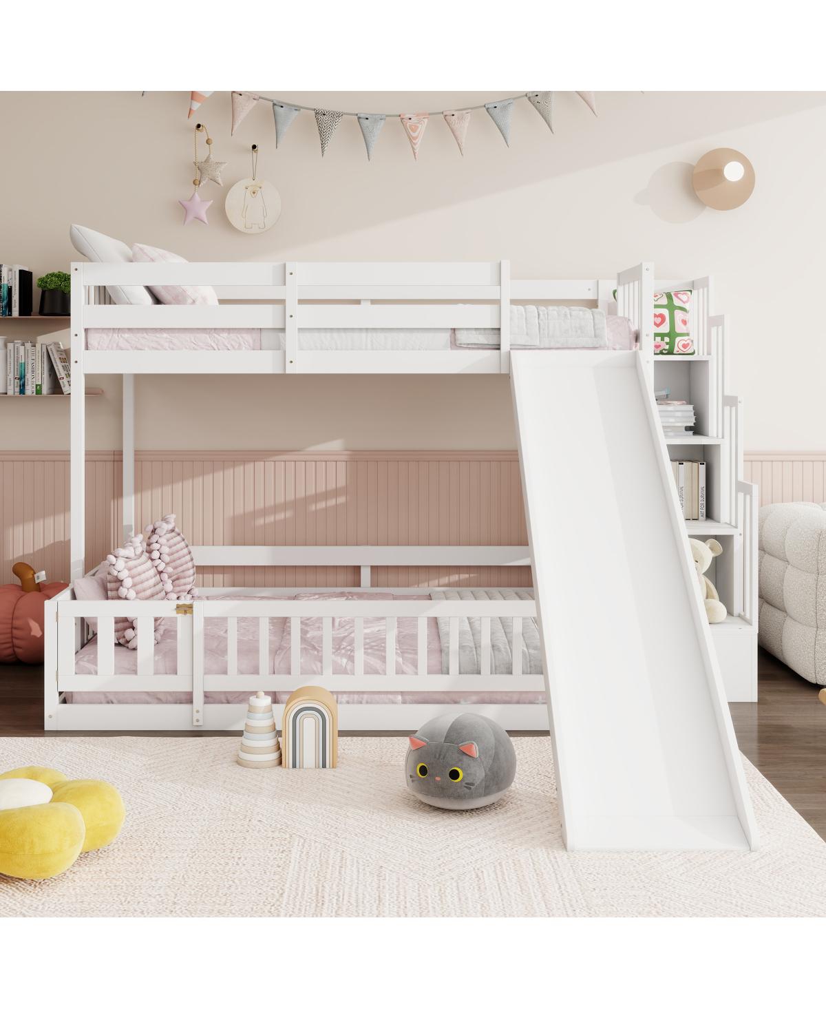 Click here for Streamdale Furniture Twin Over Full Bunk Bed with... prices