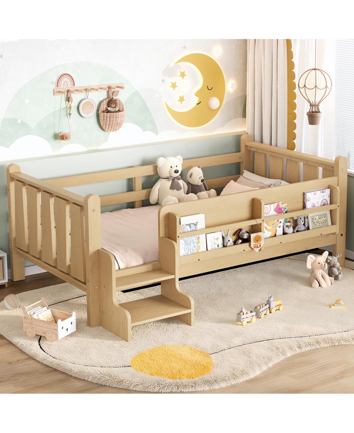 Click here for Streamdale Furniture Twin Size Floor Bed with Stor... prices