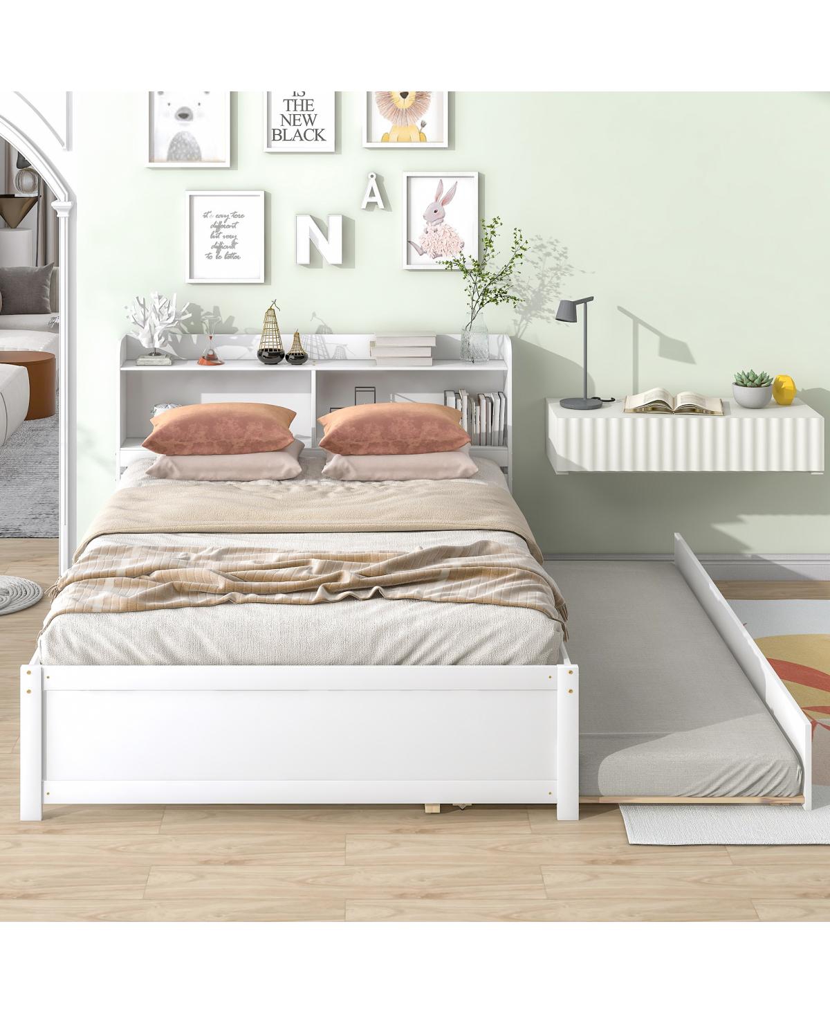 Click here for Streamdale Furniture Full Size Bed With Trundle An... prices