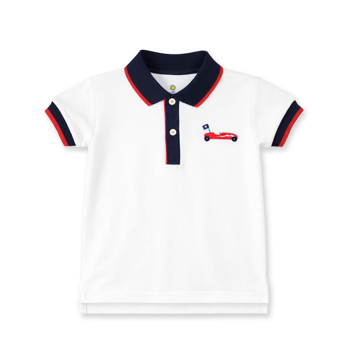 Click here for Florence Eiseman Toddler Boy Knit Polo With Derby... prices