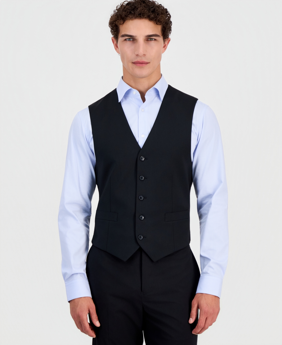 Click here for Tommy Hilfiger Mens Modern-Fit Wool Th-Flex Stretc... prices