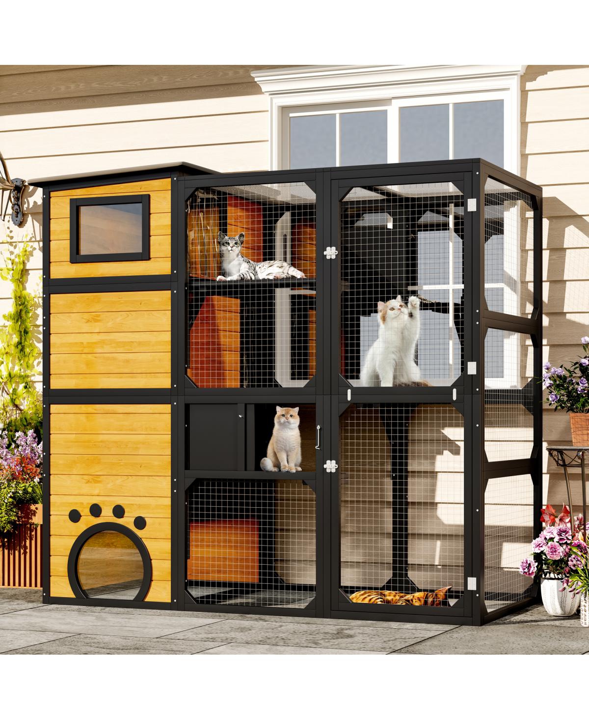 Click here for Streamdale Furniture 4-Tier Weatherproof Outdoor C... prices
