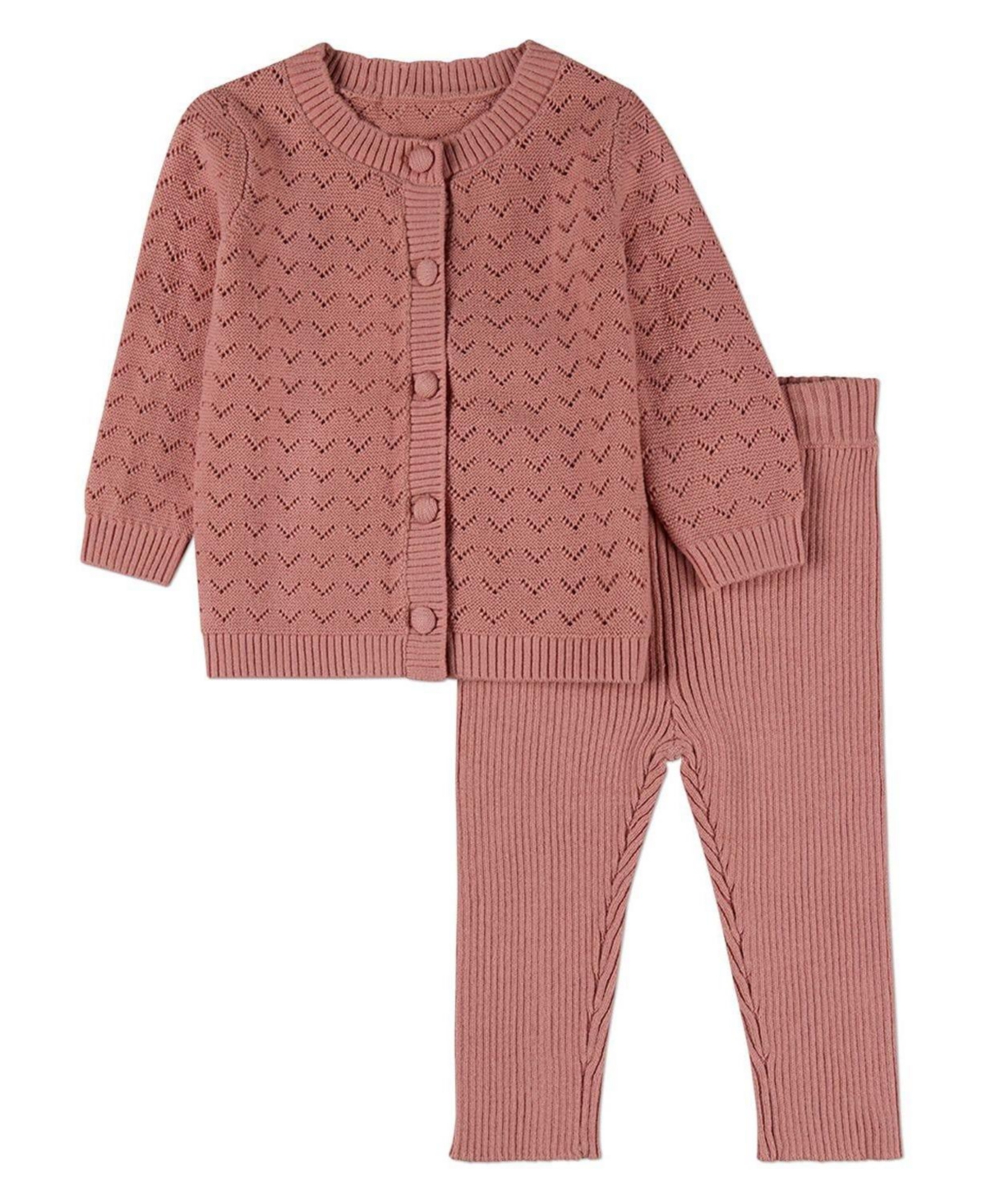 Click here for MeMoi Little Girls 100 Cotton Chevron Knit Cardiga... prices