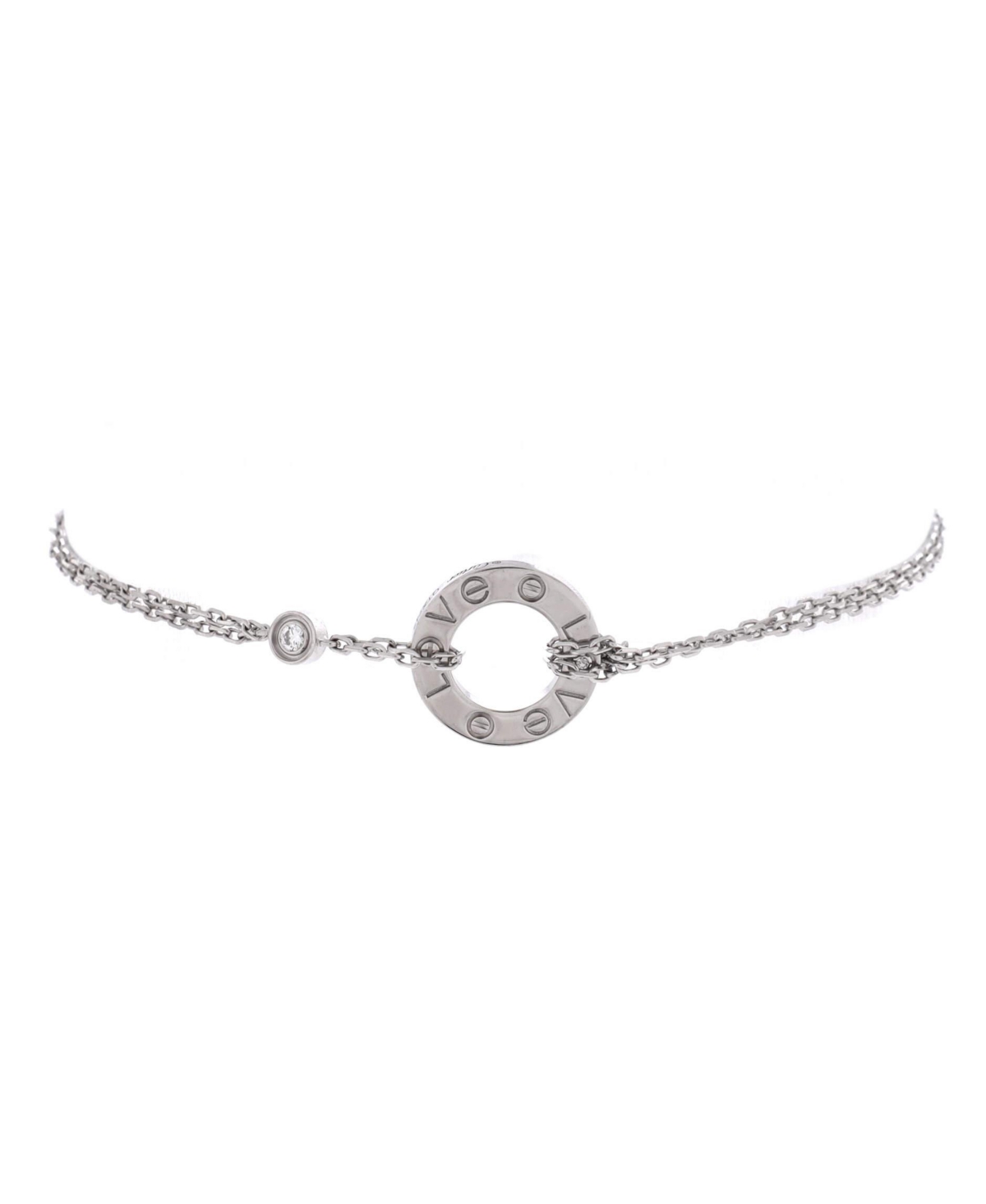 Click here for Pre-Owned Cartier 2 Diamonds Love Bracelet - 18k w... prices