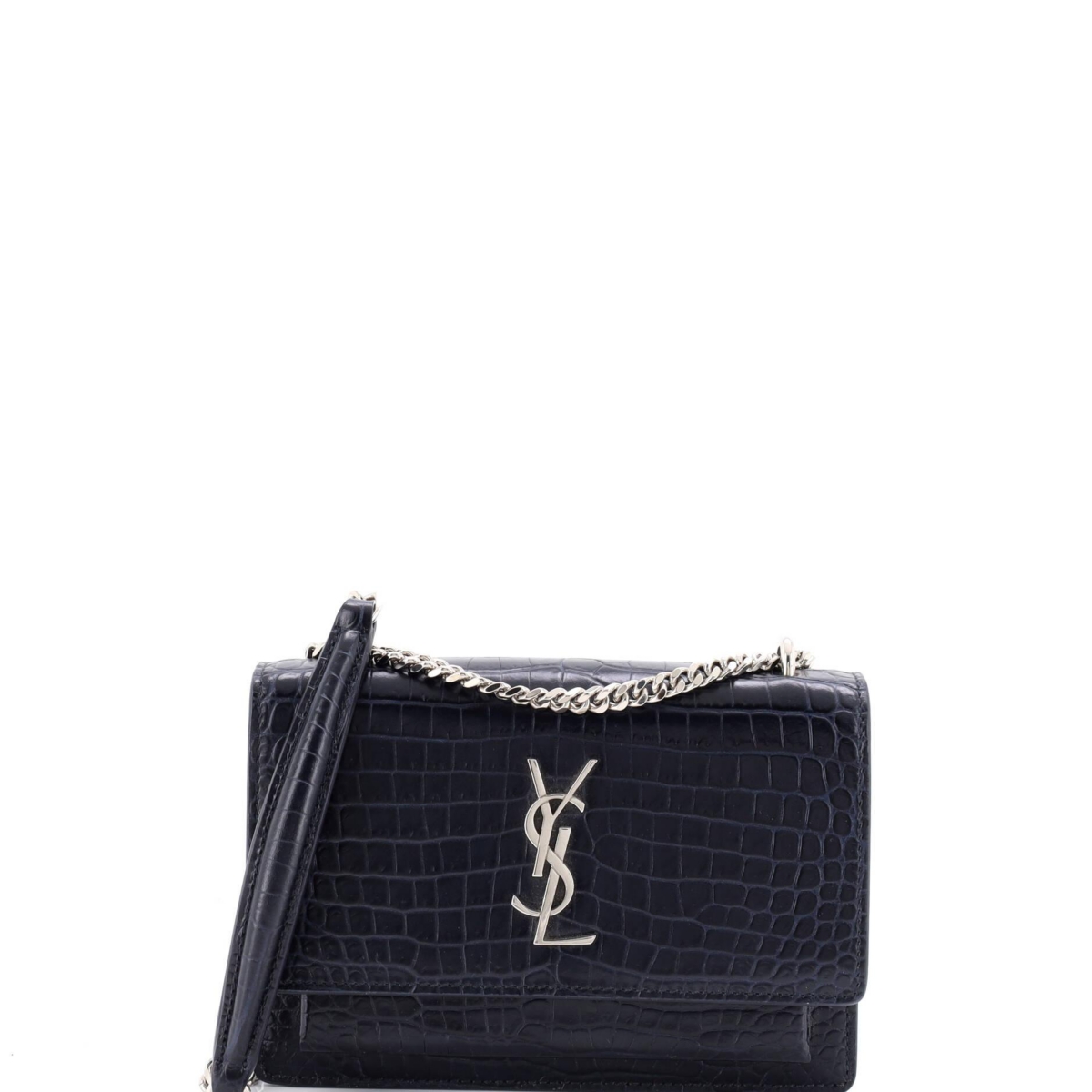 Click here for Pre-Owned Saint Laurent Sunset Chain Wallet Emboss... prices