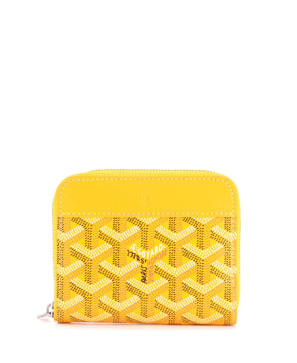 Click here for Pre-Owned Goyard Compact Zip Wallet Coated Canvas... prices