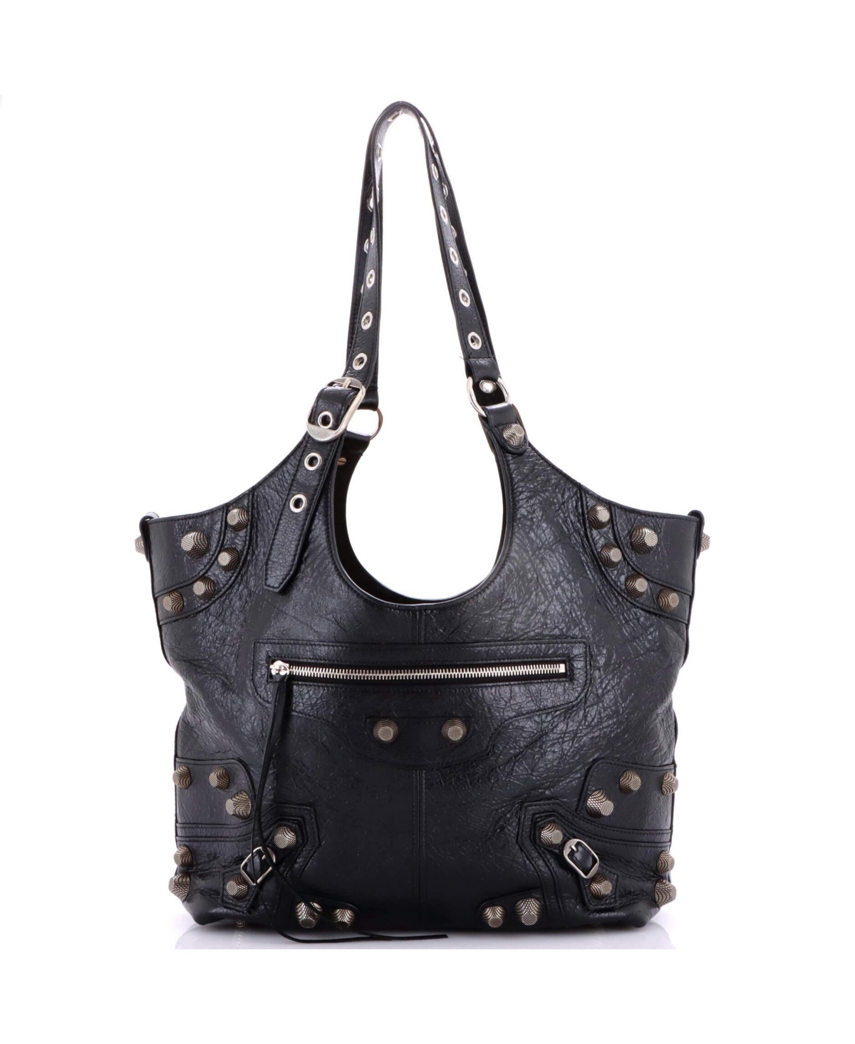 Click here for Pre-Owned Balenciaga Medium Le Cagole Tote Leather... prices