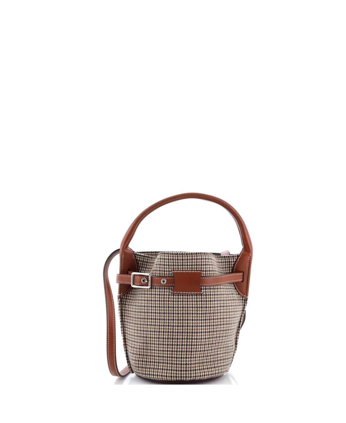 Click here for Pre-Owned Celine Nano Big Bag Bucket Tweed - Brown prices
