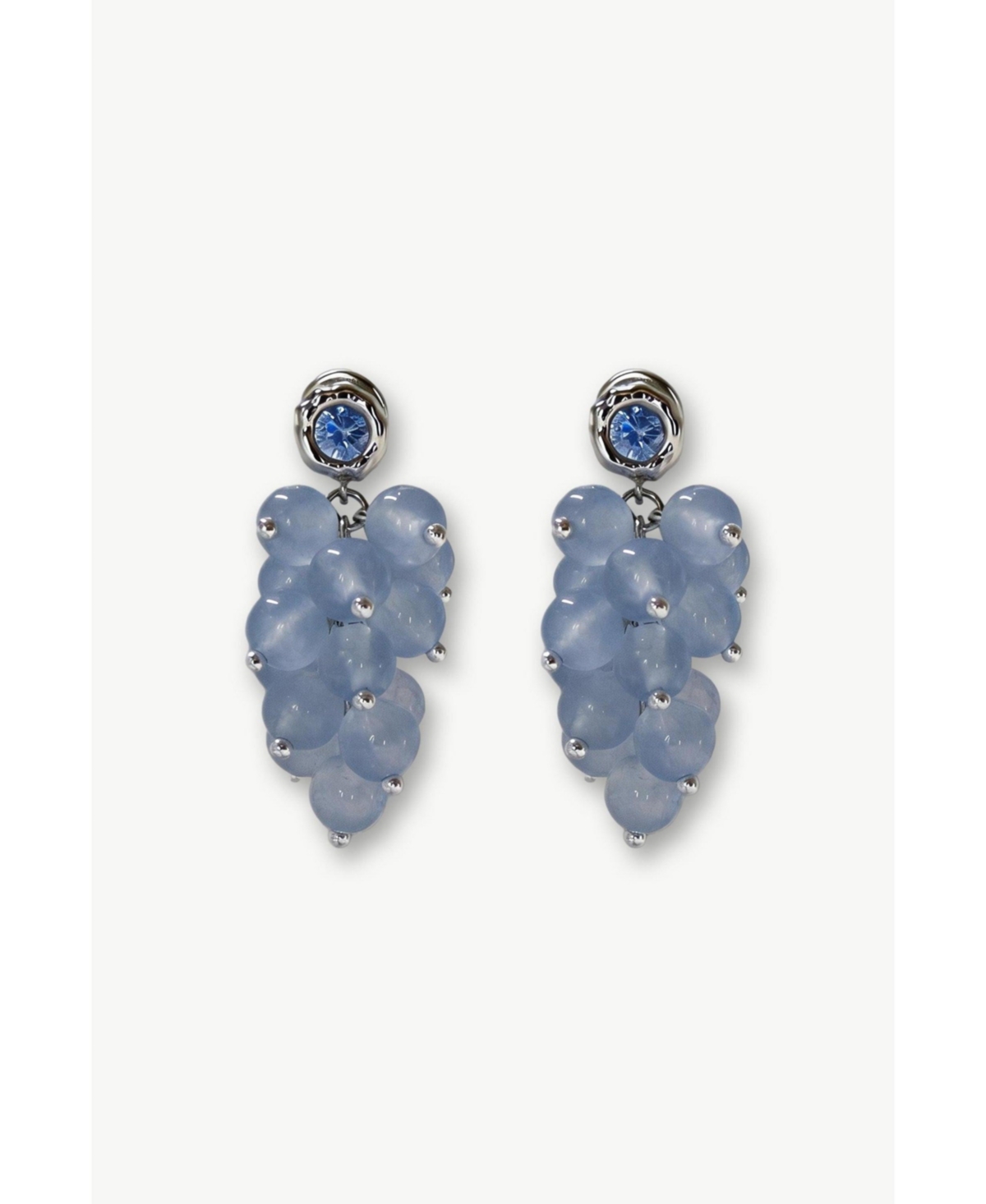 Click here for Classicharms Isla Cascade Cluster Aquamarine Bead... prices