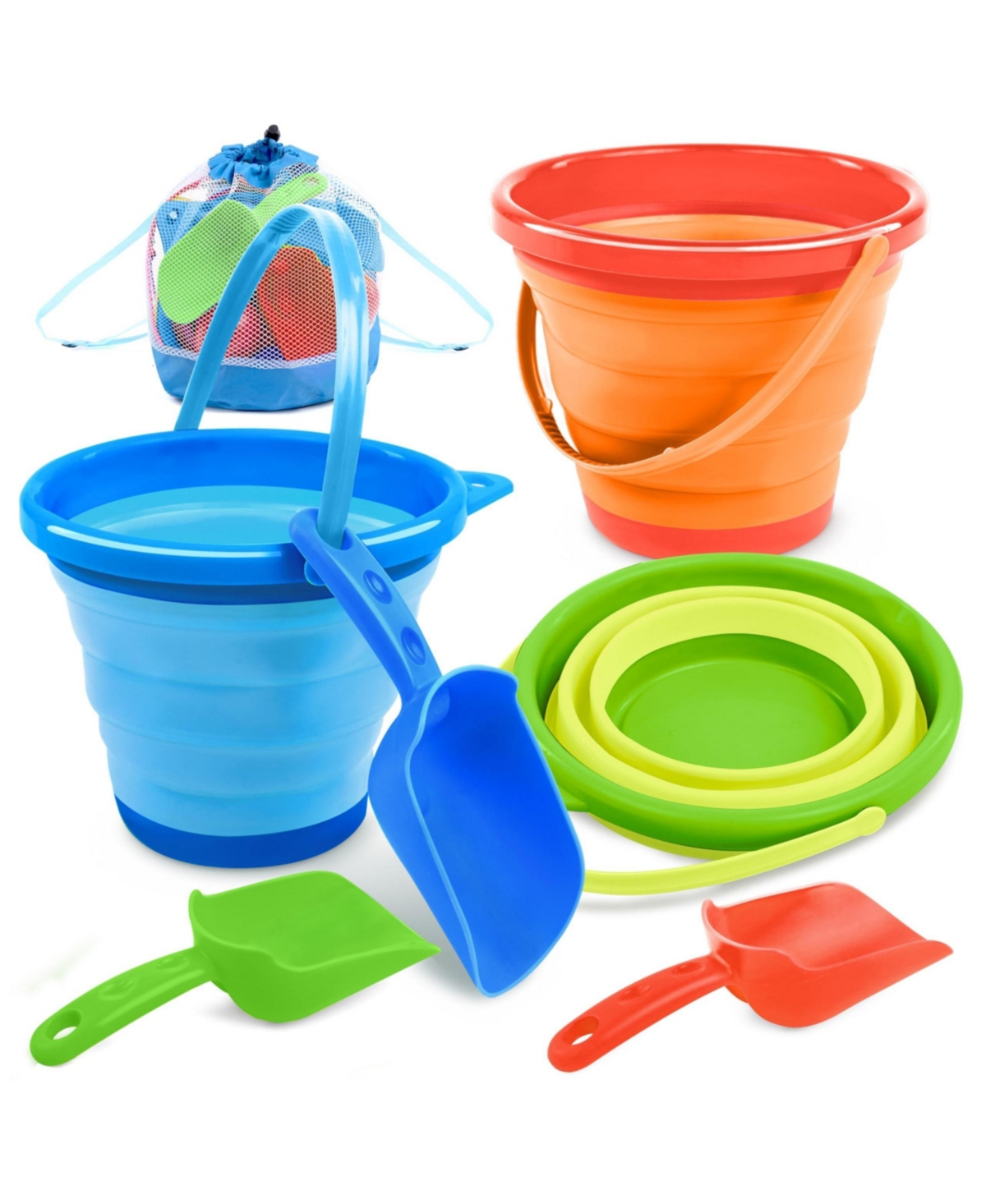 Click here for Gnuadz Foldable Pail Bucket With Shovels and Mesh... prices