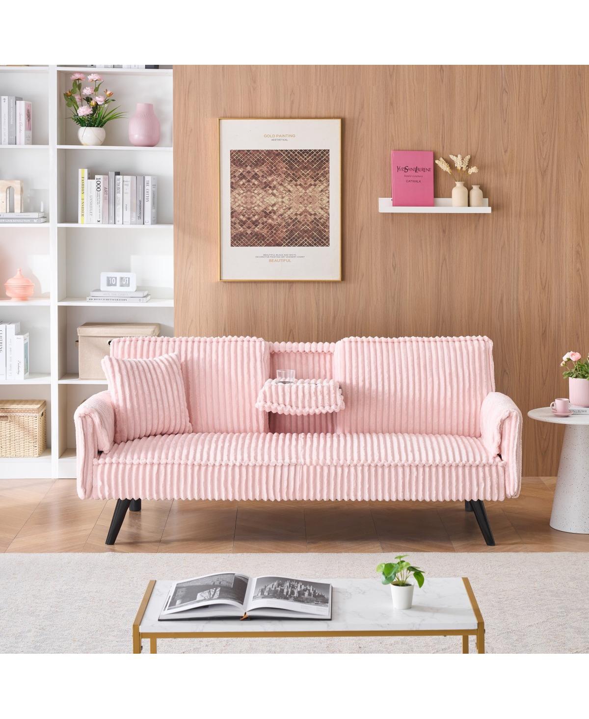 Click here for Streamdale Furniture Minimalist Corduroy Sofa for... prices