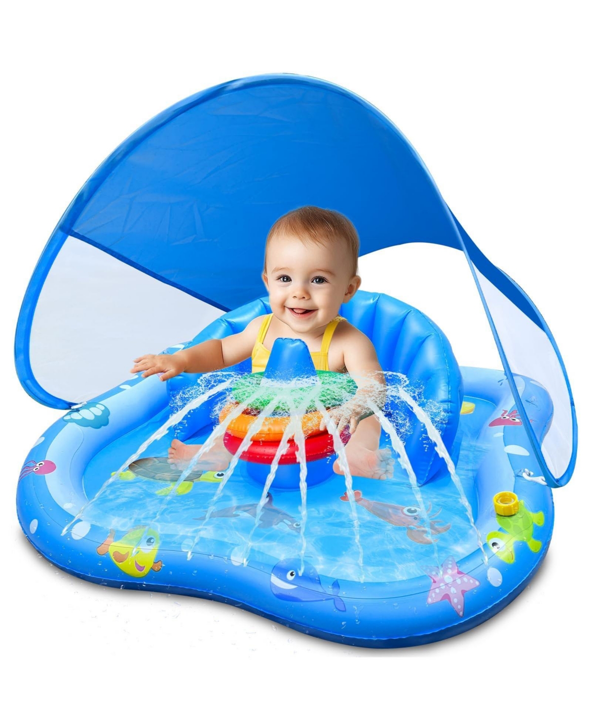Click here for Gnuadz Play Mat Sprinkler Inflatable Pool Float Ri... prices