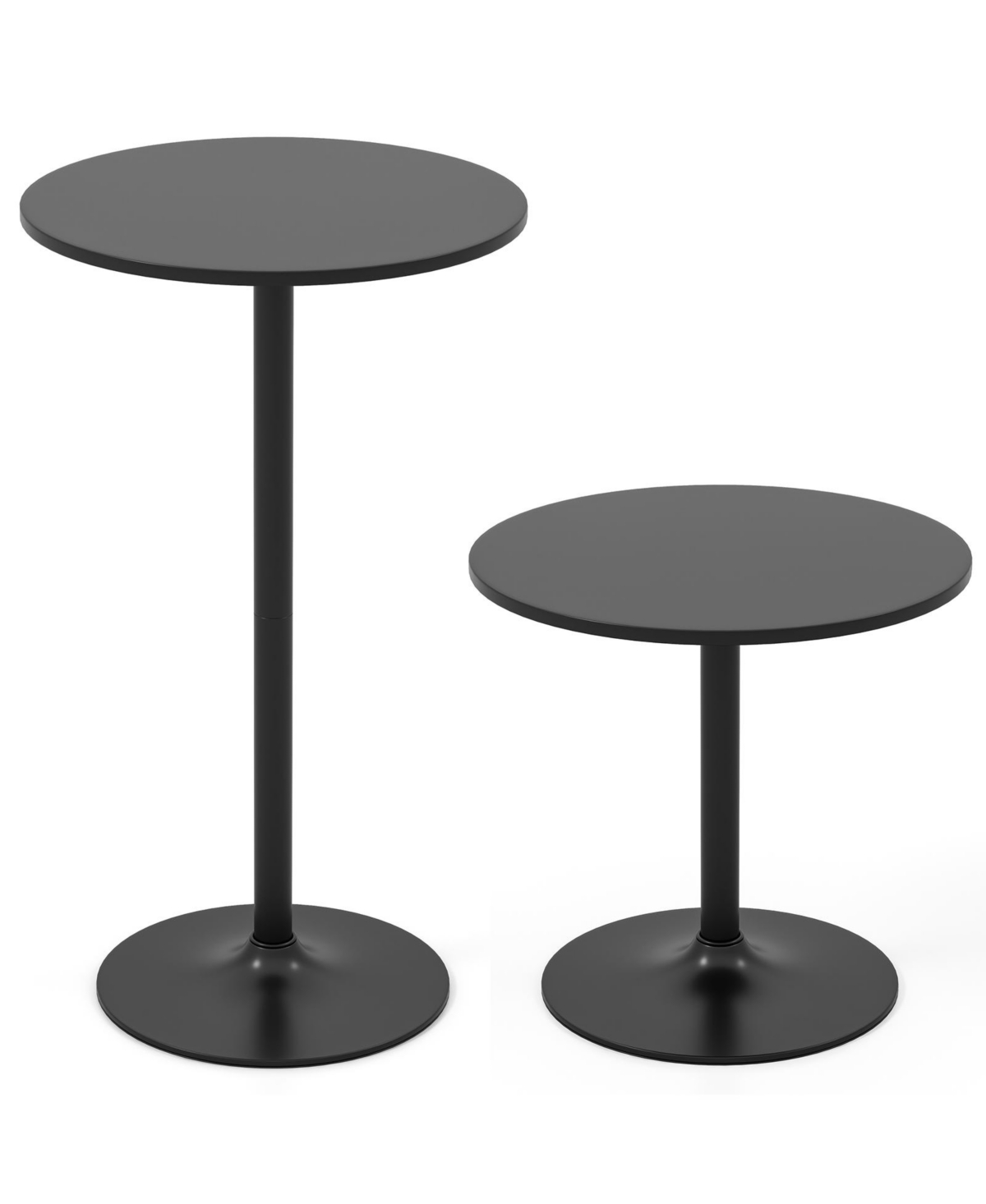 Click here for Slickblue Set of 2 Round Cocktail Side Table with... prices