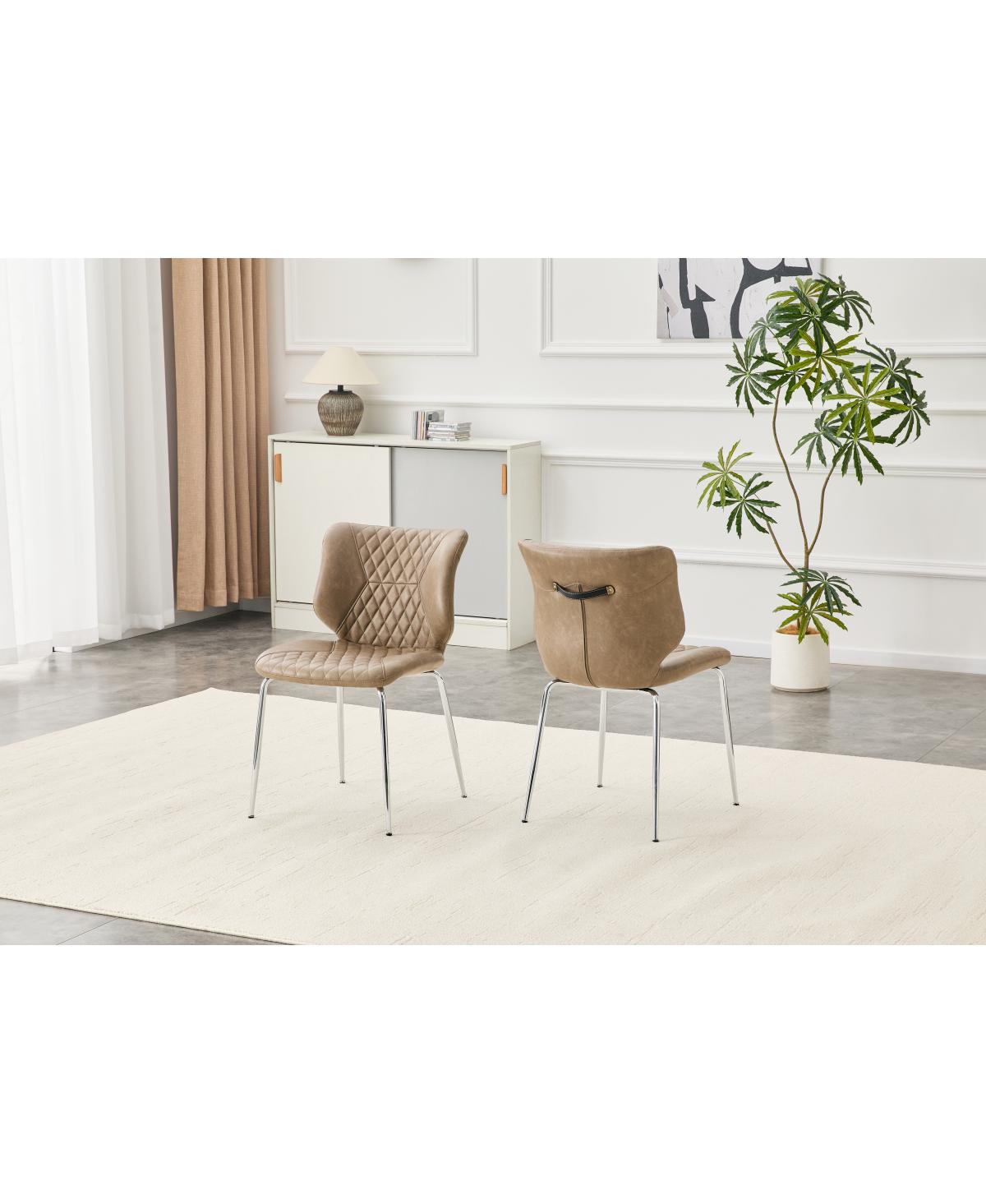 Click here for Streamdale Furniture Leather Dining Chairs Set of... prices