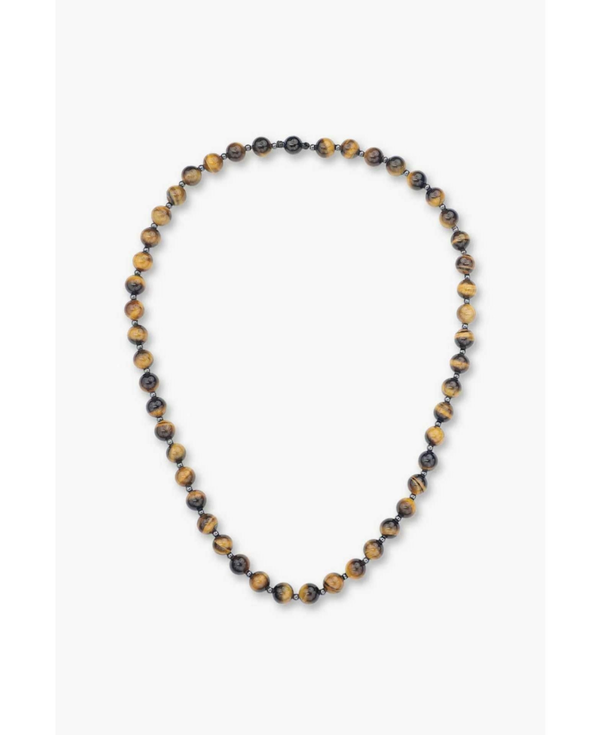 Click here for Classicharms Tigers Eye Beaded Necklace - Black prices