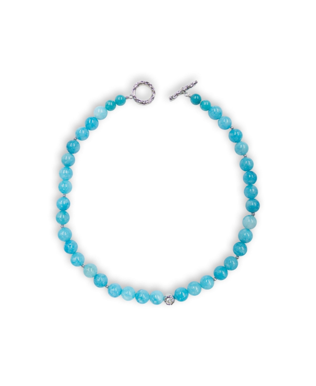 Click here for Classicharms Gia Amazonite Bead Choker Necklace -... prices