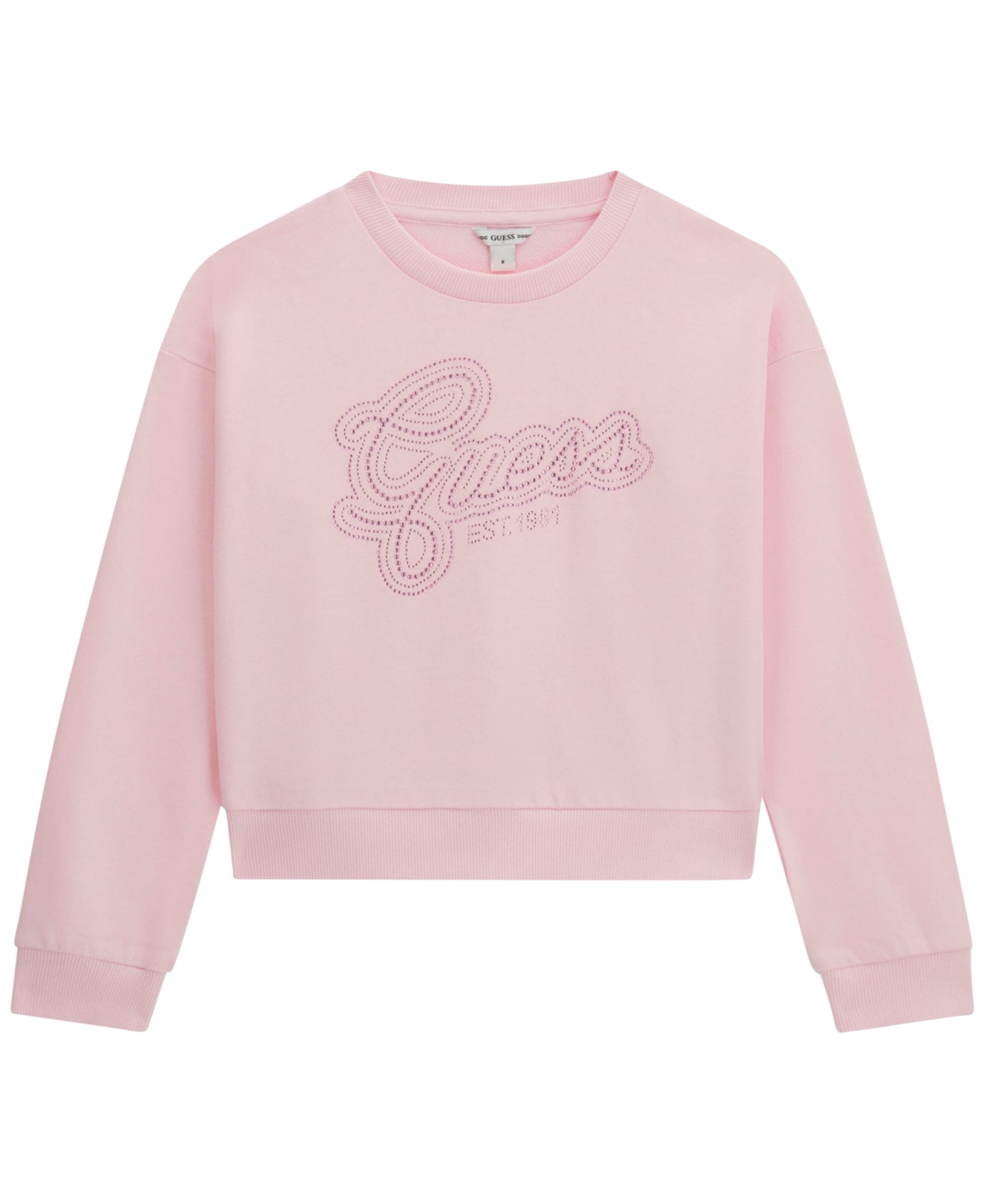 Click here for Guess Girls 7-16 Long-Sleeve Sweatshirt - Pink prices
