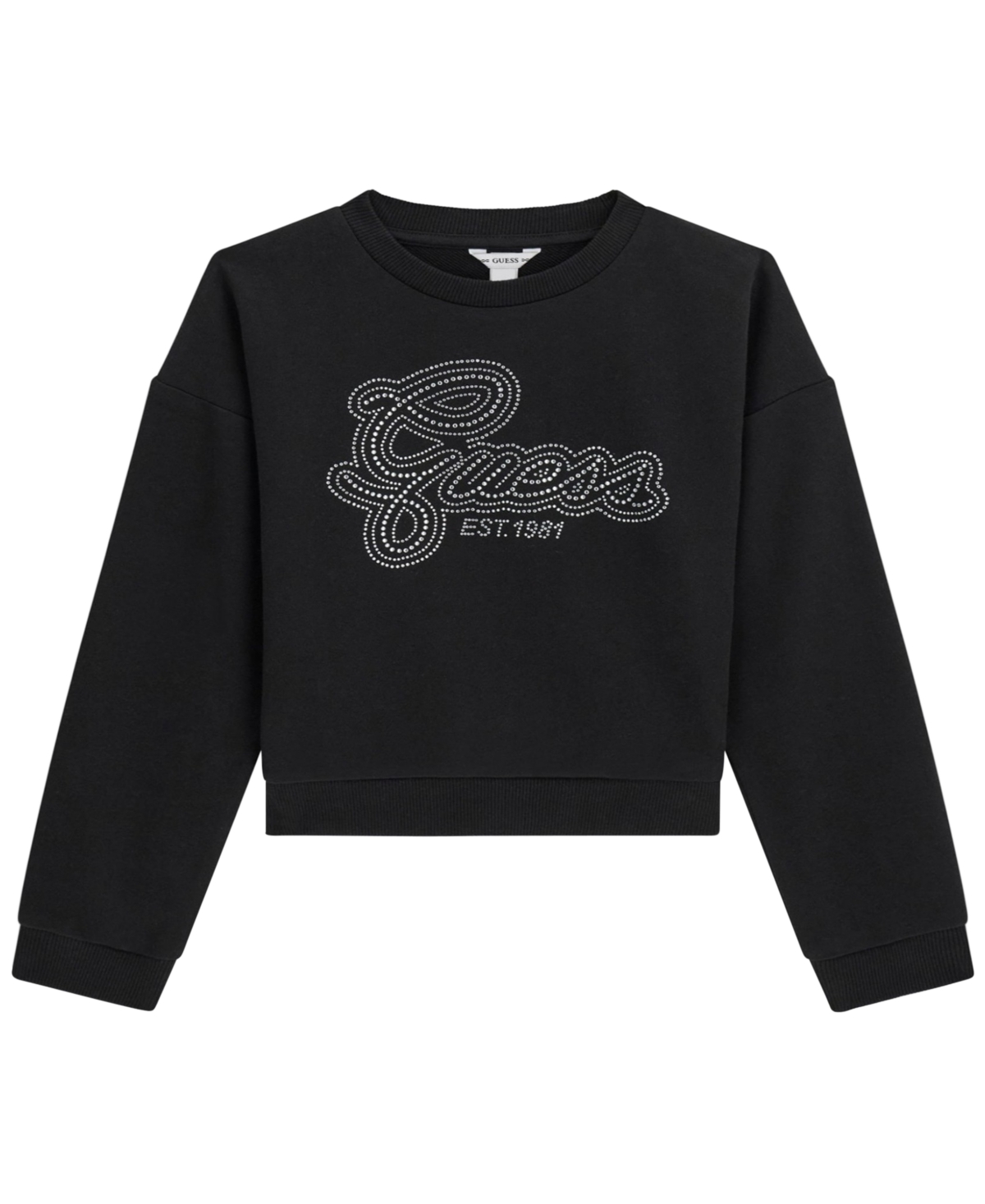 Click here for Guess Girls 7-16 Long-Sleeve Sweatshirt - Black prices